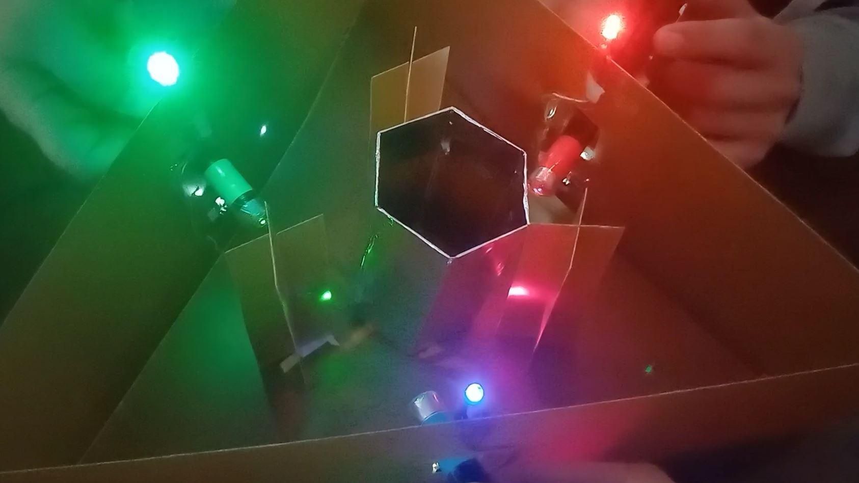 (3 Player) Lazer Pointer Mirror Shooter Game, Using TCS3472 Color ...