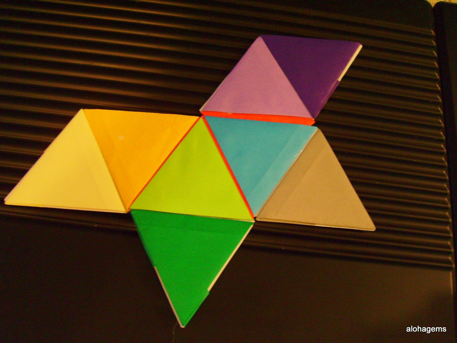 Origami of Platonic Solids: Octahedron : 8 Steps (with Pictures ...