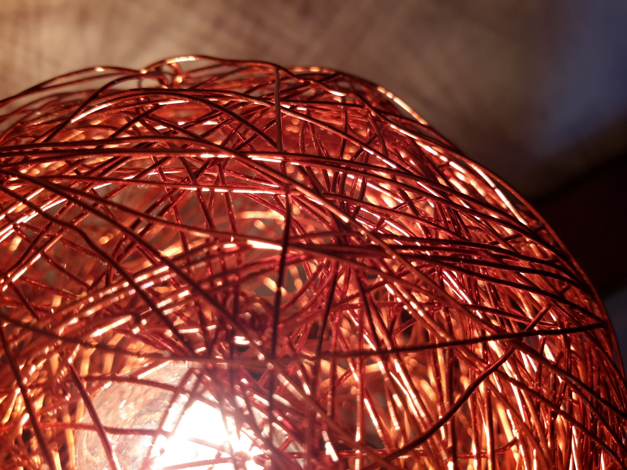 Copper Wire Ball Lamp : 6 Steps (with Pictures) - Instructables