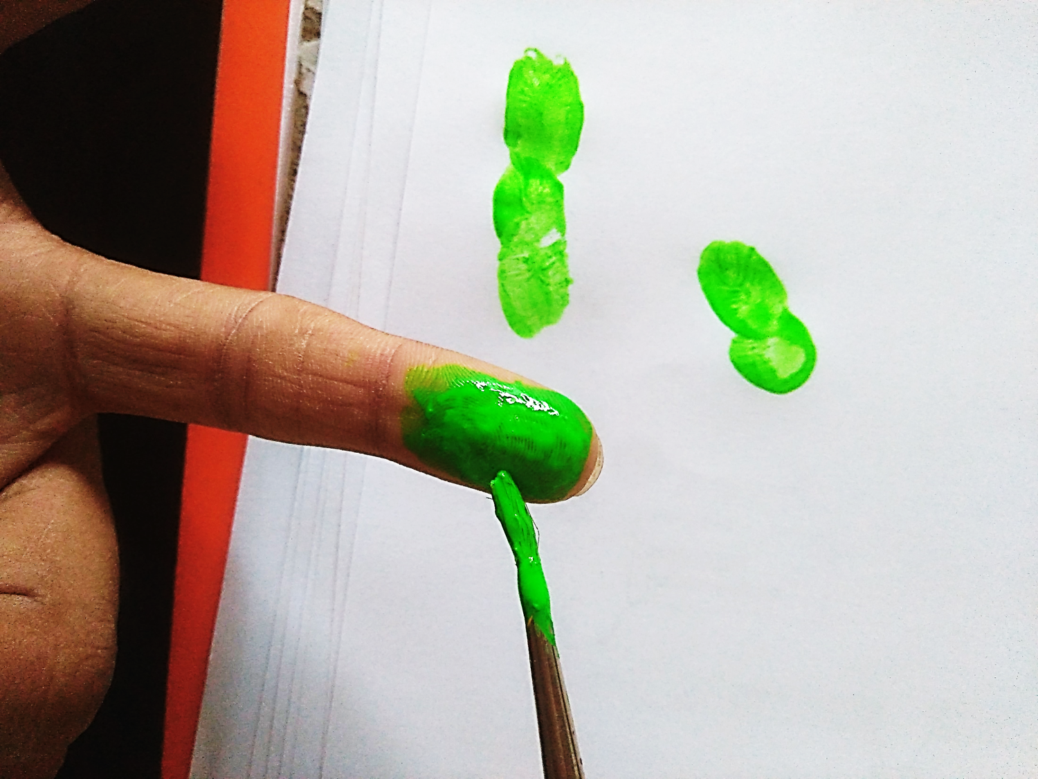 Finger Impression Painting - Instructables