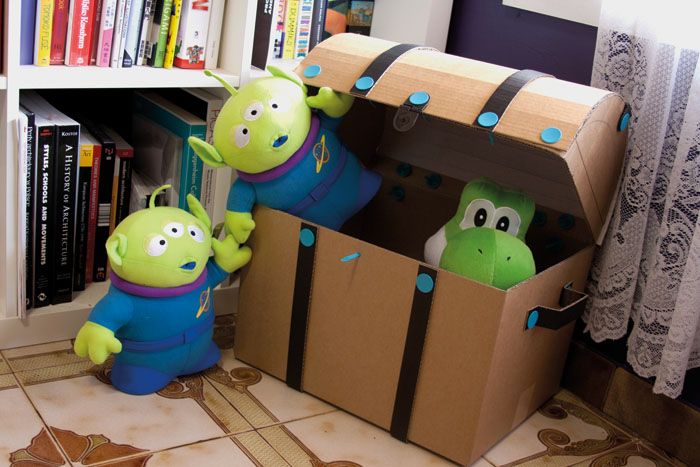 Makedo Cardboard Treasure Chest : 4 Steps (with Pictures) - Instructables