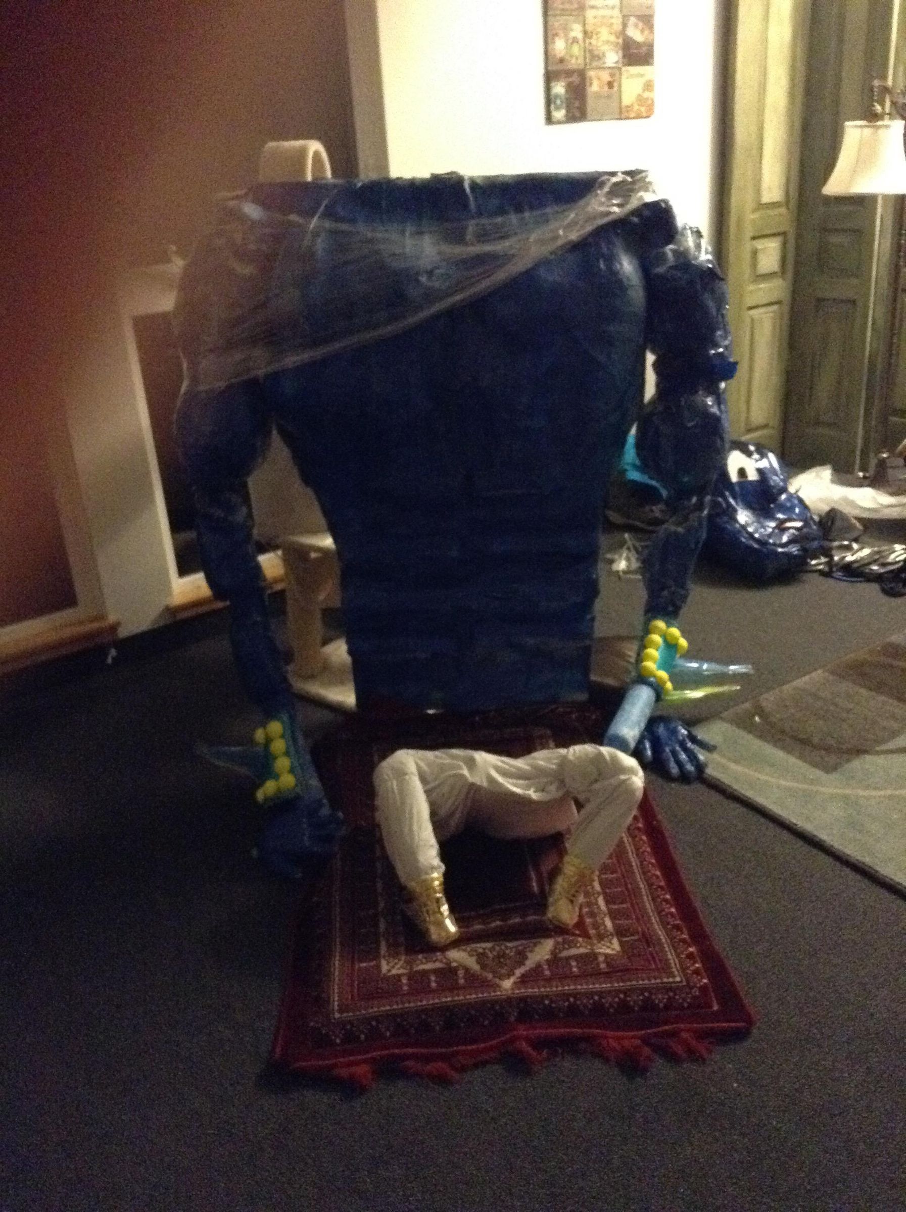 Aladdin & Genie on Flying Magic Carpet! - Instructables