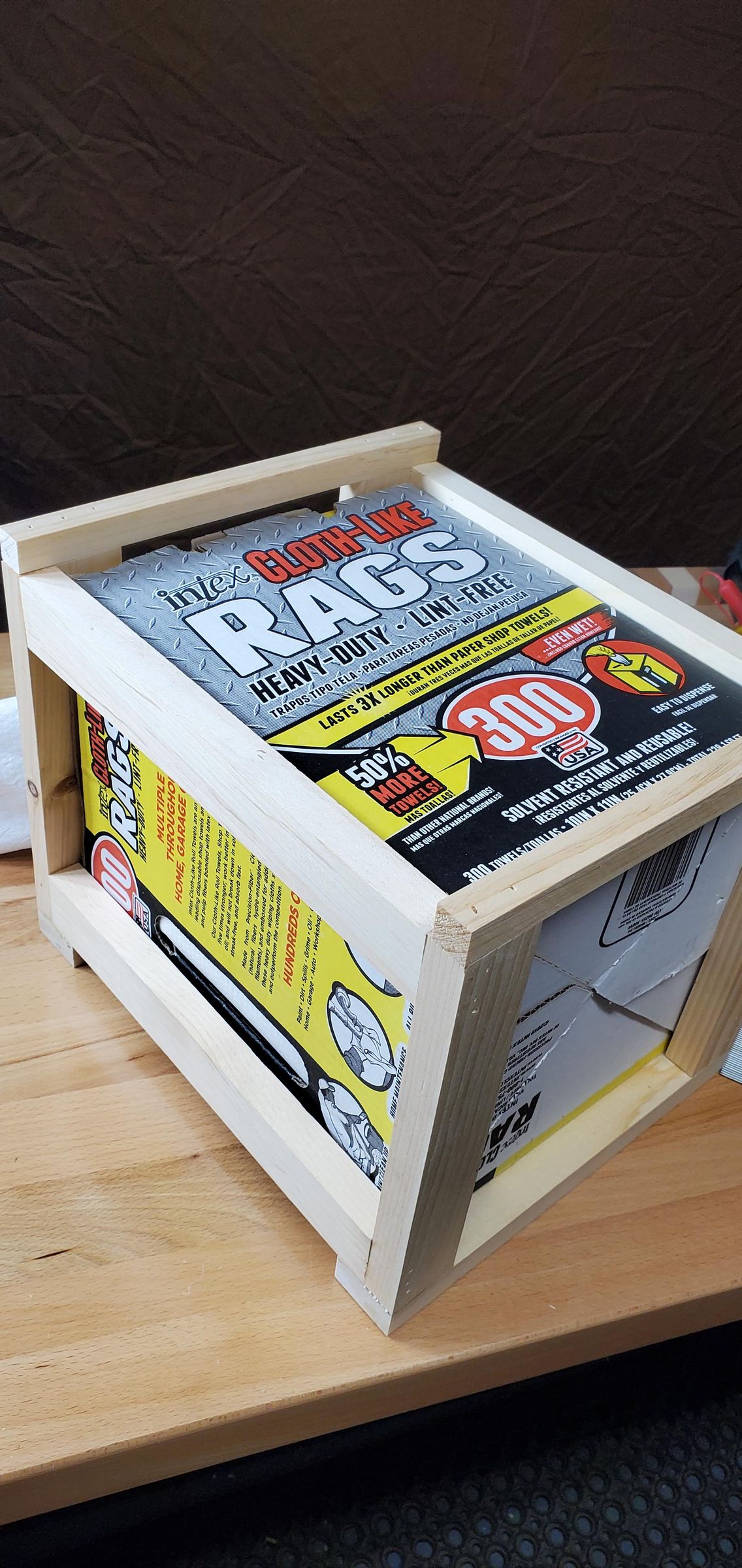 Shop Towels & Rag Storage Dispenser : 9 Steps - Instructables
