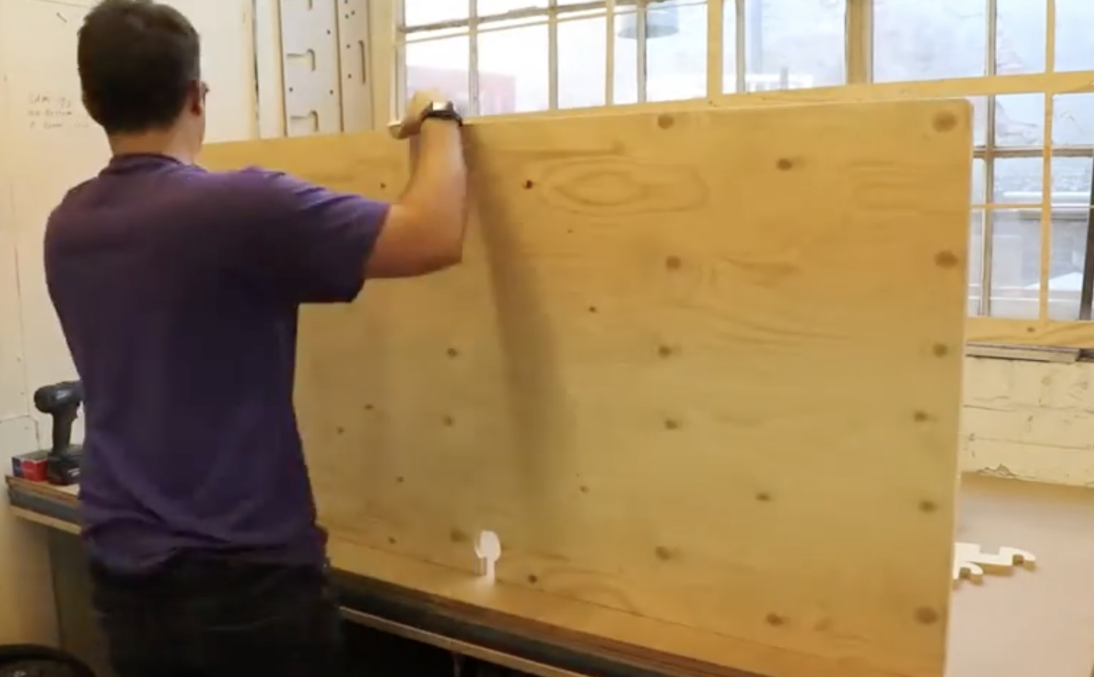 Make a Desk From One 8x4ft Sheet of Plywood Using My CNC Machine : 5 ...