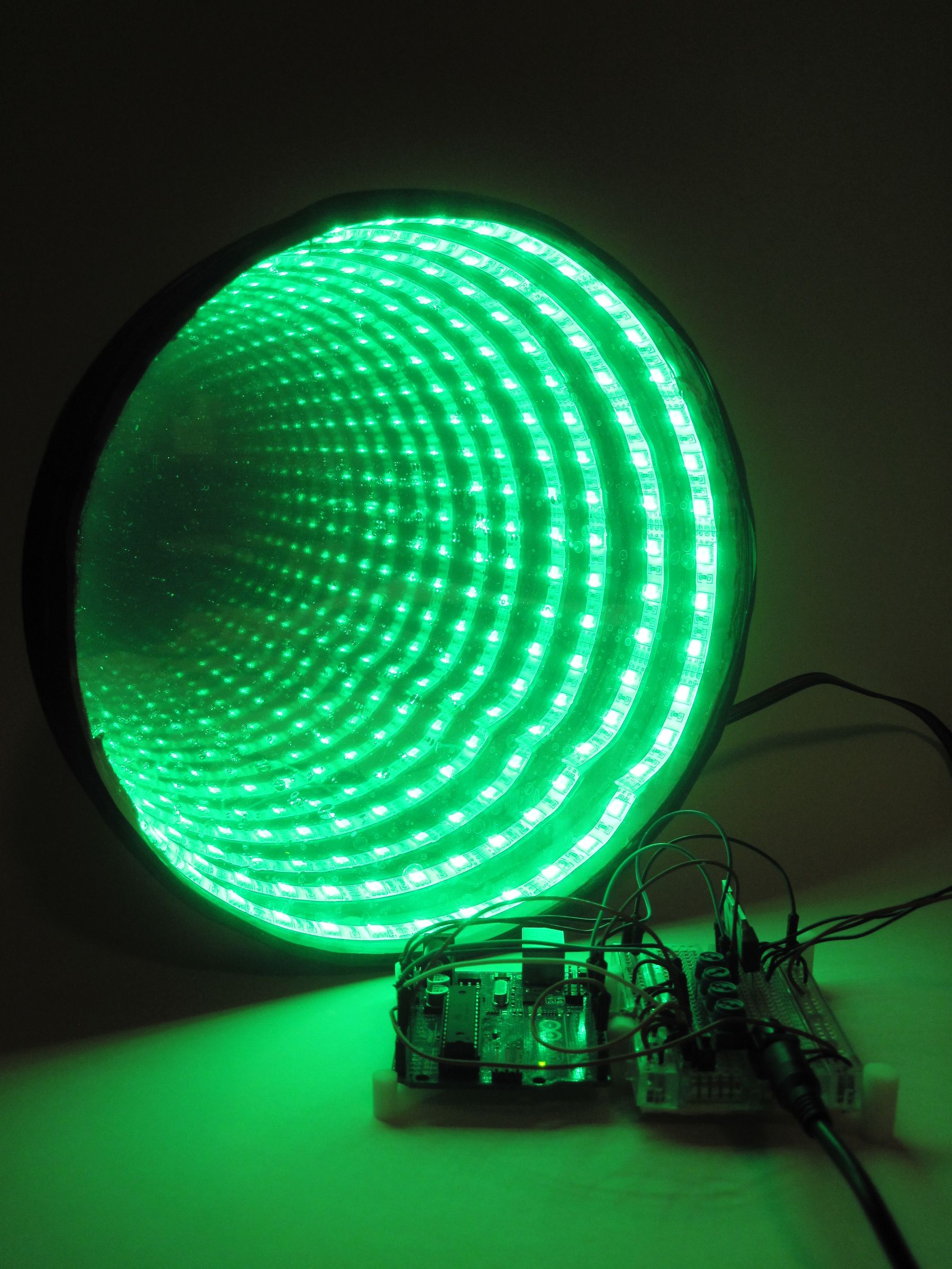 Arduino-controlled RGB LED Infinity Mirror : 13 Steps (with Pictures ...