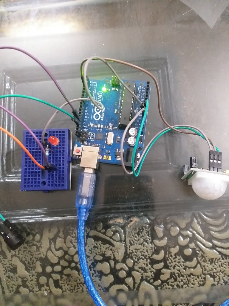 Motion Detector With Arduino 3 Steps Instructables