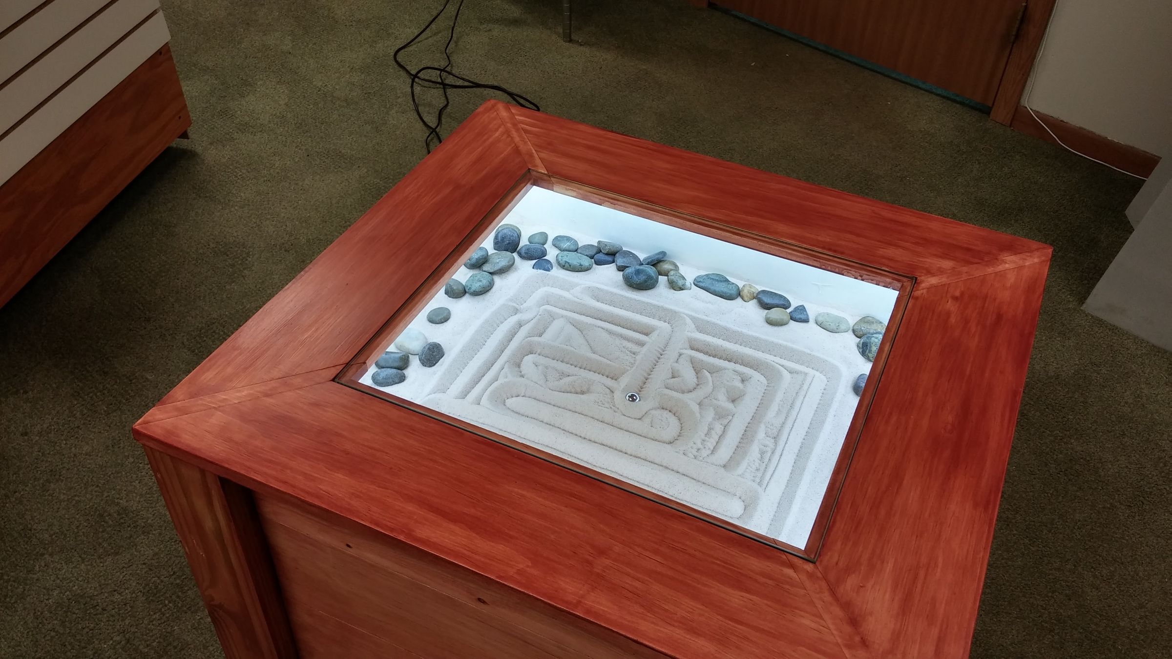Zen Garden CNC End Table : 19 Steps (with Pictures) - Instructables