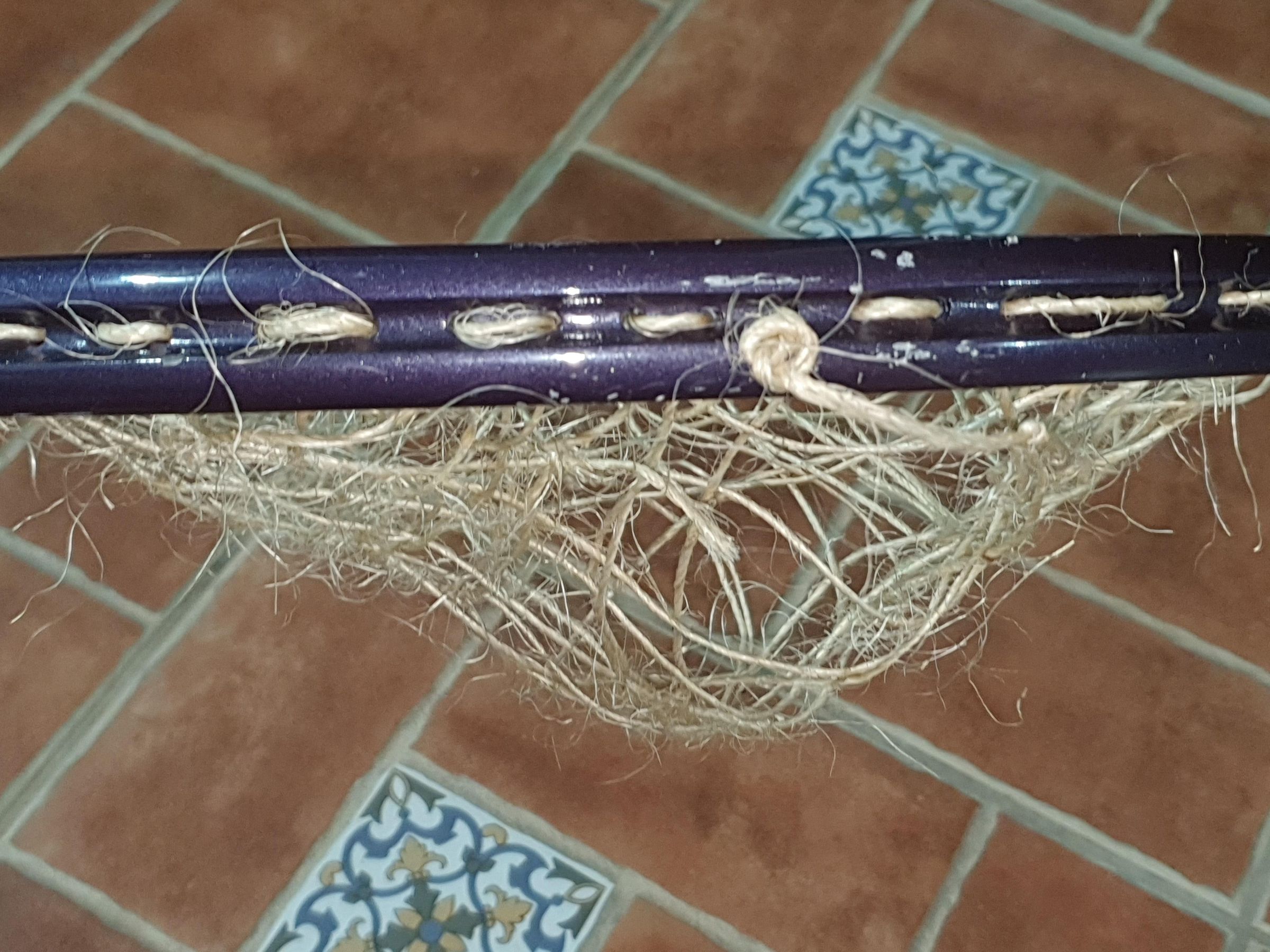 Recycled Tennis Racket Fishing Net : 6 Steps (with Pictures ...