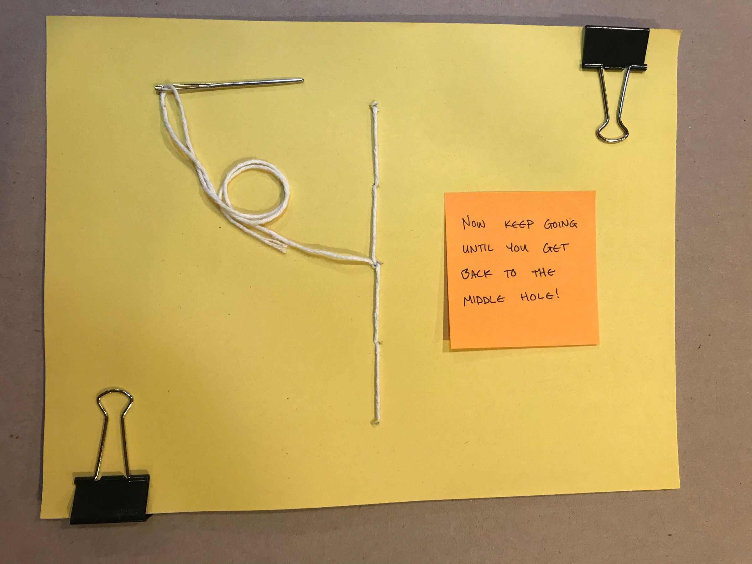 Saddle Stitch Sketchbook (Yellow) : 11 Steps (with Pictures ...