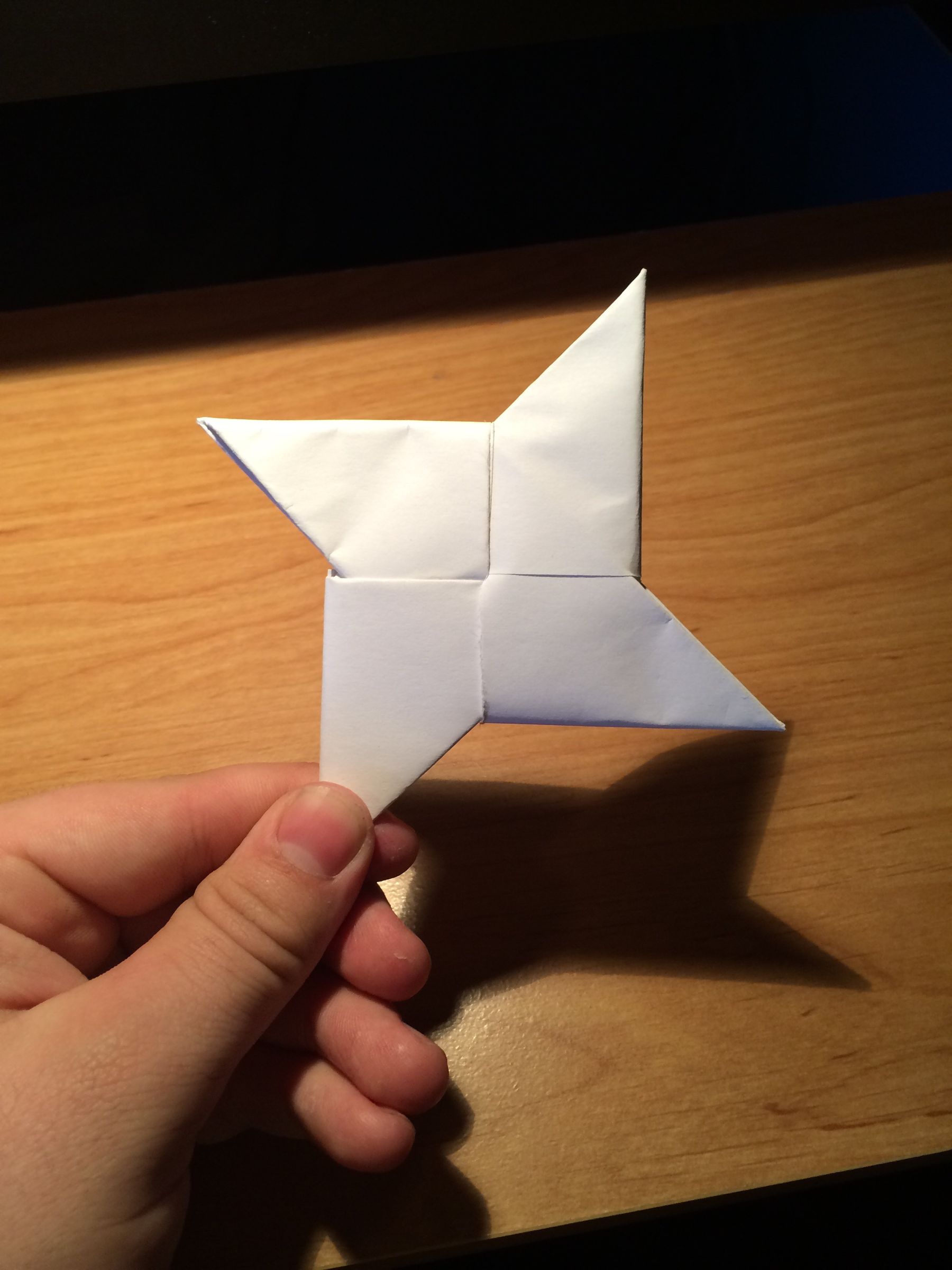 Easy Paper/Metal Ninja Star : 10 Steps - Instructables