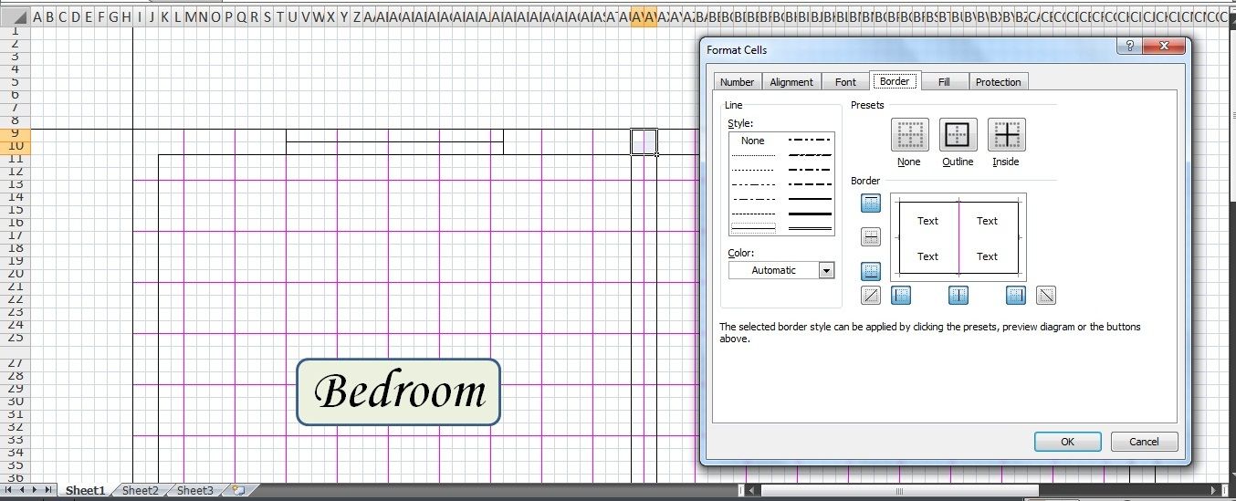 Create Floor Plan Using MS Excel : 5 Steps (with Pictures) - Instructables