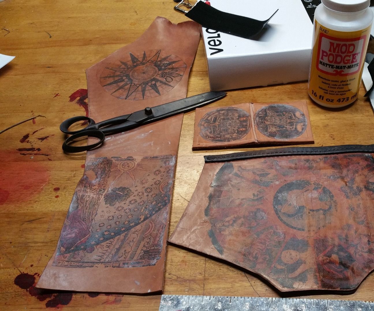 Torins Tutorials: Steampunk Leather Ink Transfer : 8 Steps (with ...