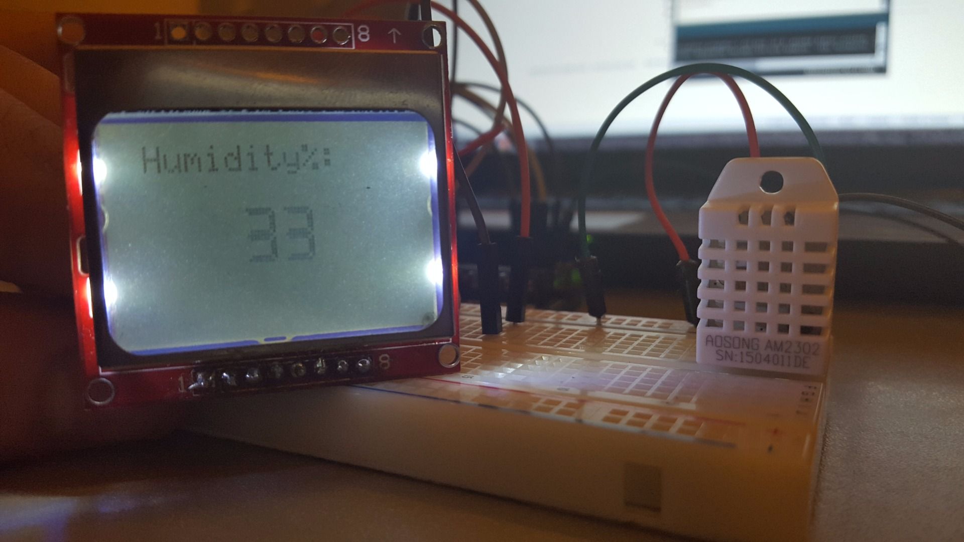 Arduino DHT-22 Nokia 5110 Thermometer : 3 Steps - Instructables