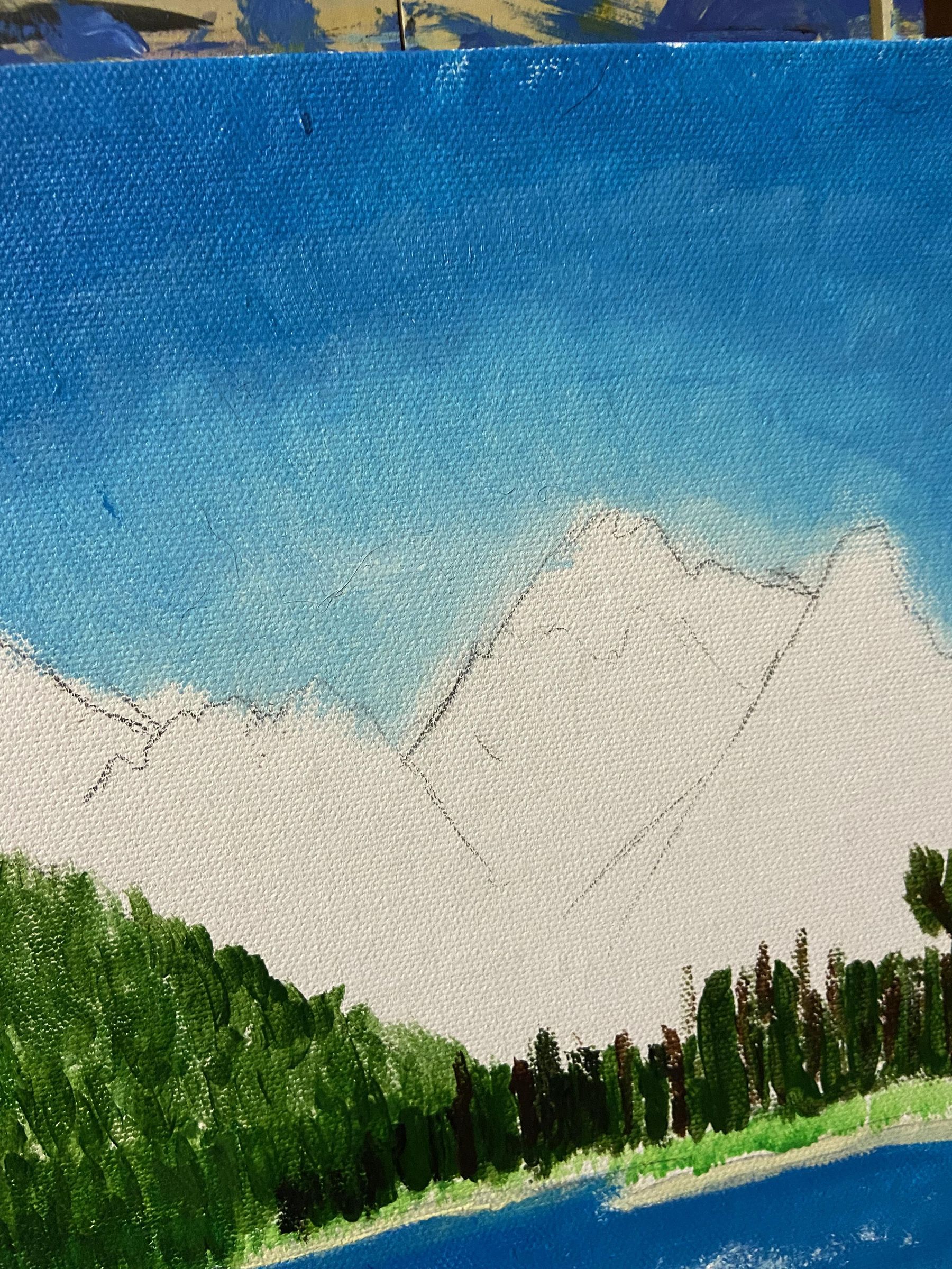 Painting a Mountain Range in Acrylic Paint : 19 Steps (with Pictures ...