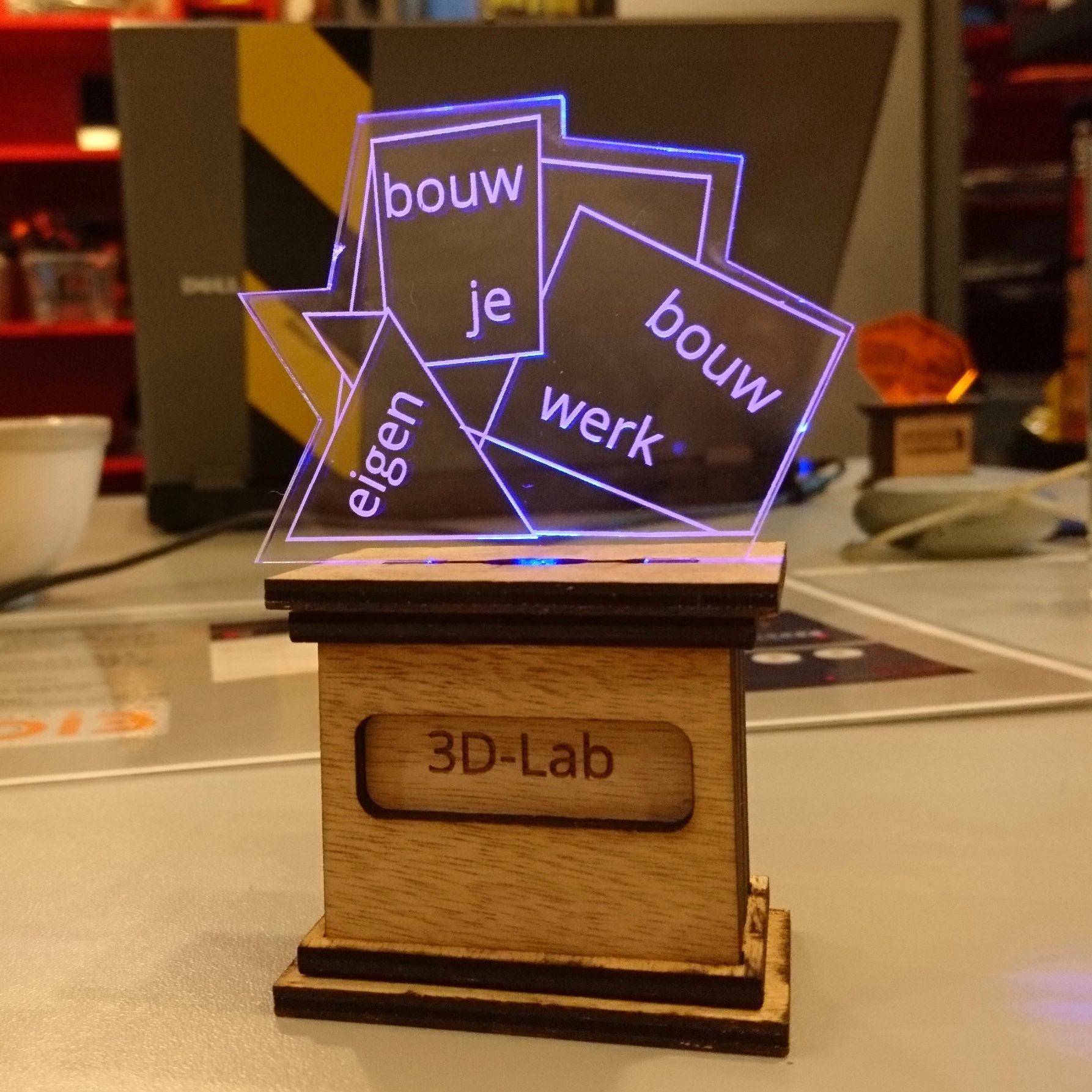 Laser Cut Acrylic LED Display : 7 Steps (with Pictures) - Instructables