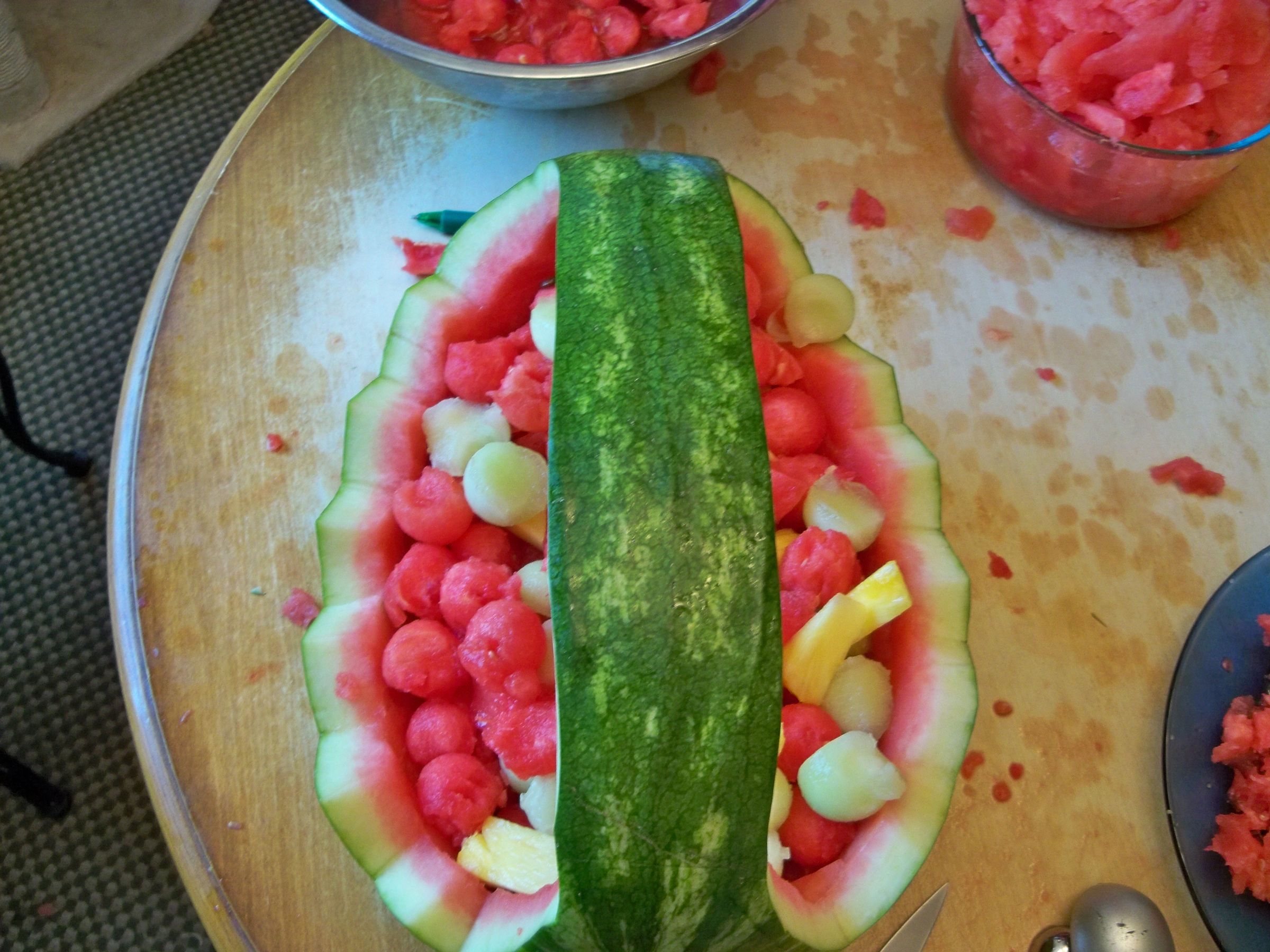 Watermelon Fruit Basket : 6 Steps (with Pictures) - Instructables