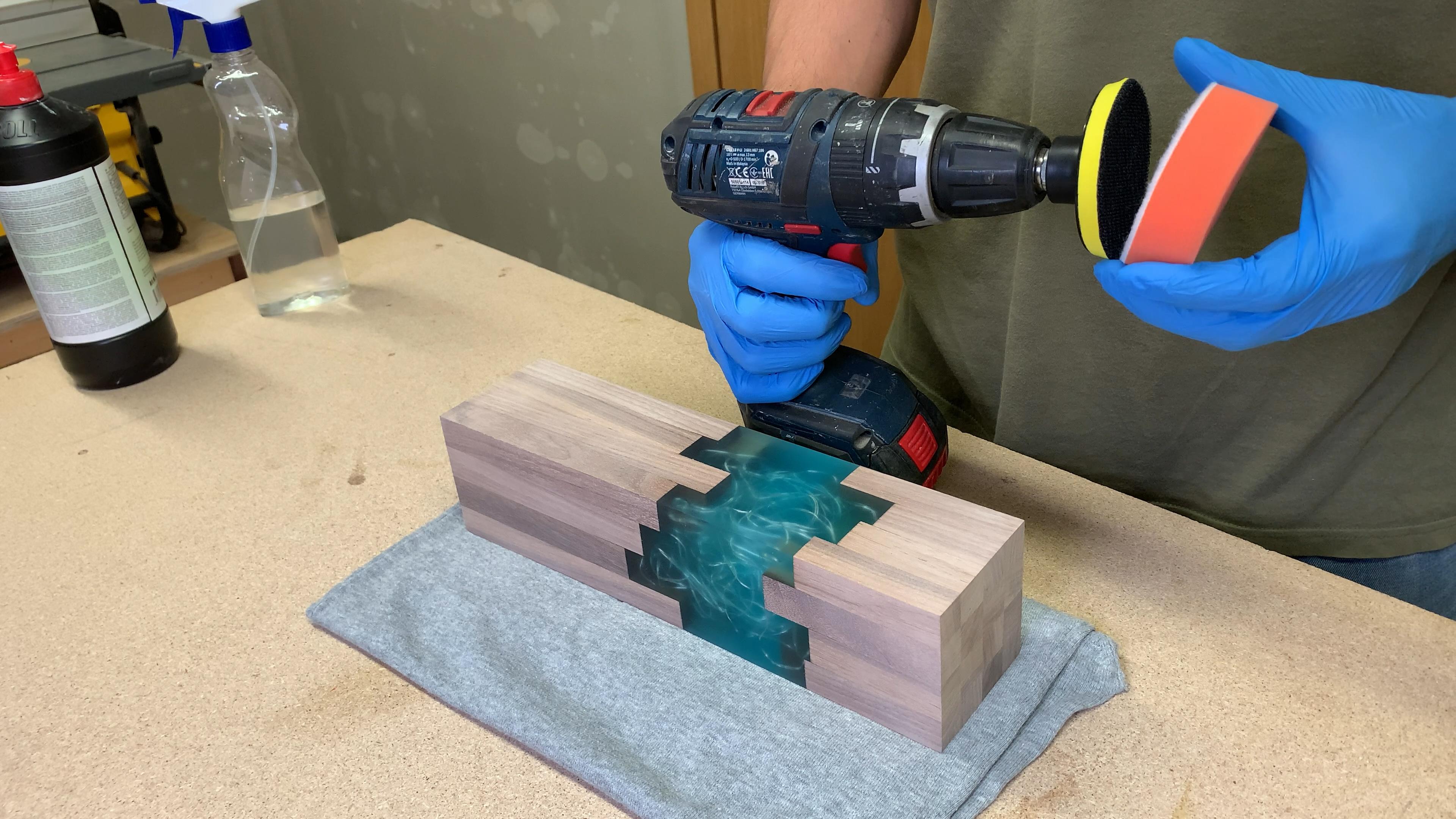 Epoxy Resin and Walnut LED Night Lamp : 18 Steps (with Pictures ...