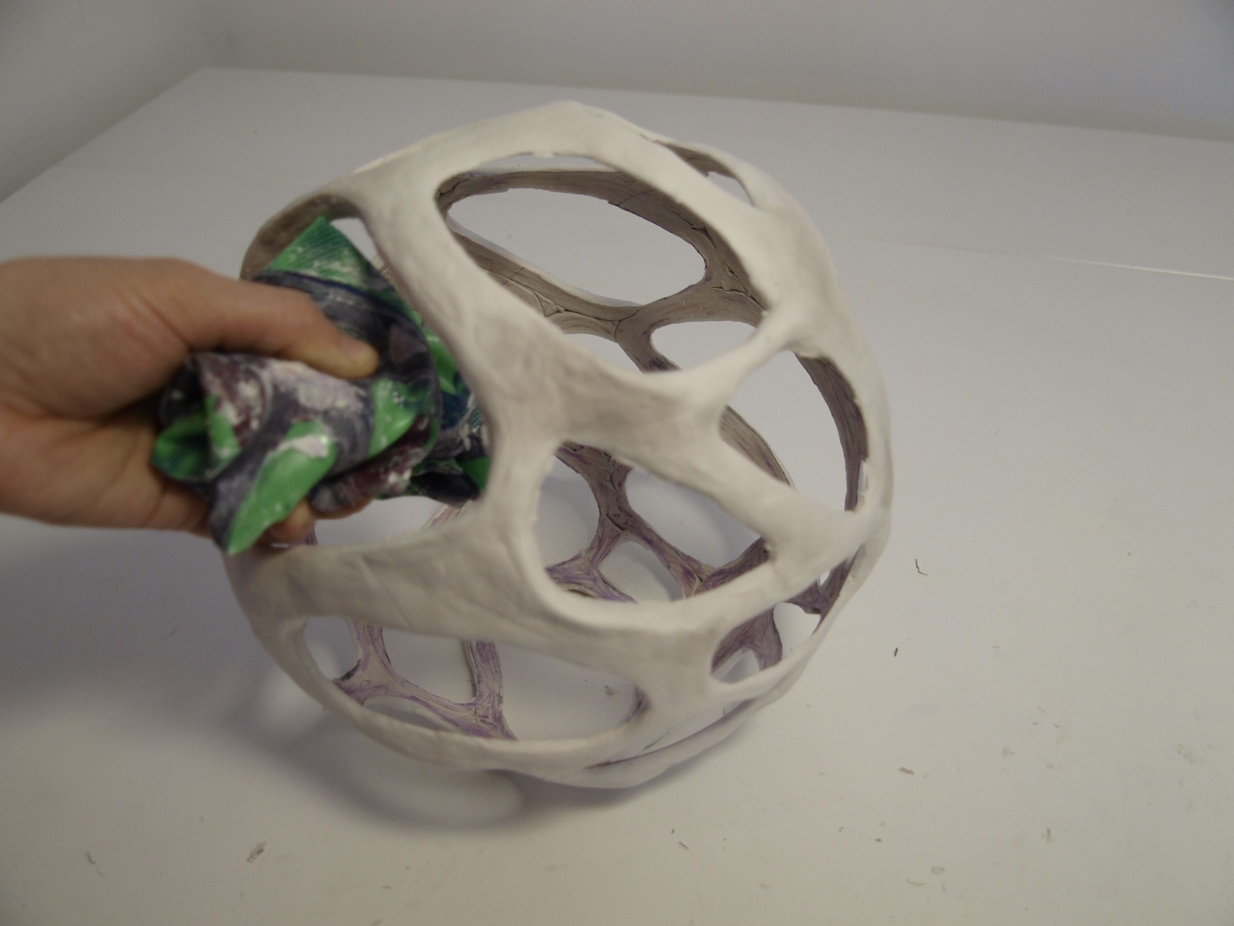 DIY Cellular Organic Lampshade Without a 3D Printer : 4 Steps (with ...
