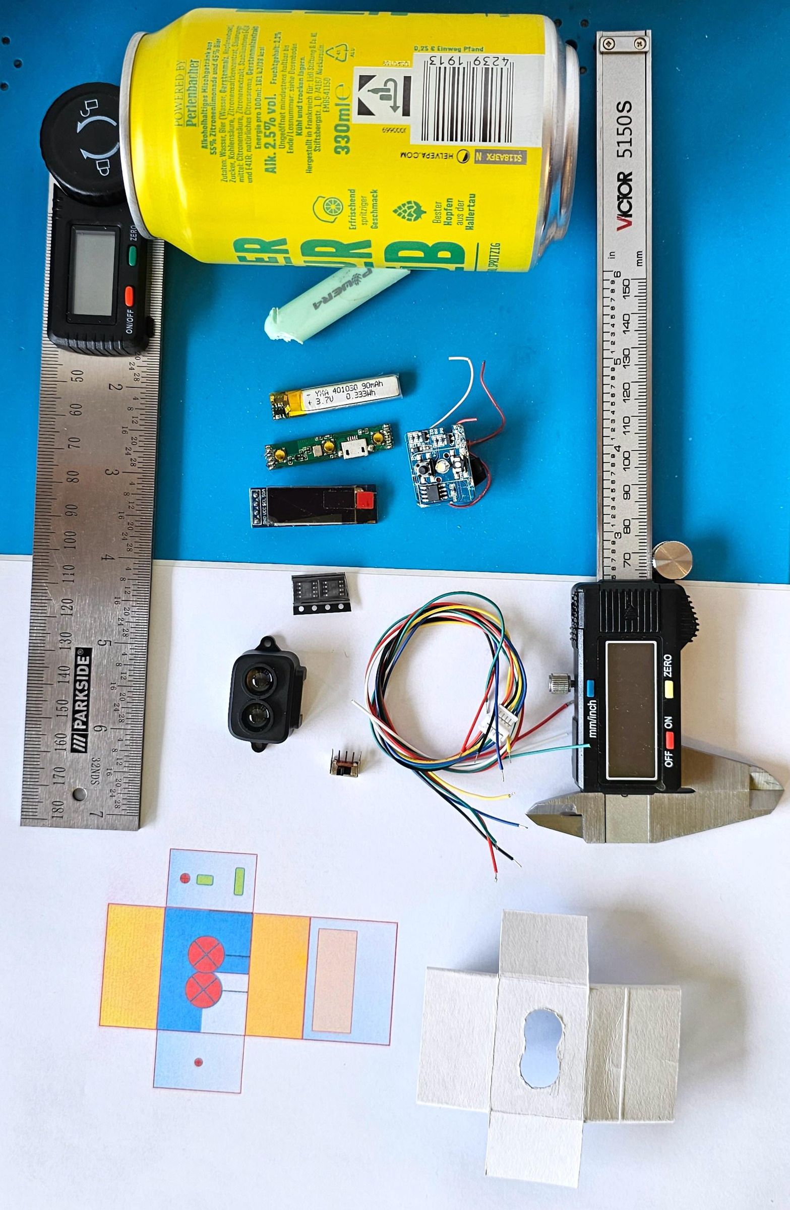 Build a Pocketable LiDAR Rangefinder (Size: 3.8*2.8*1.9 Cm) : 7 Steps ...