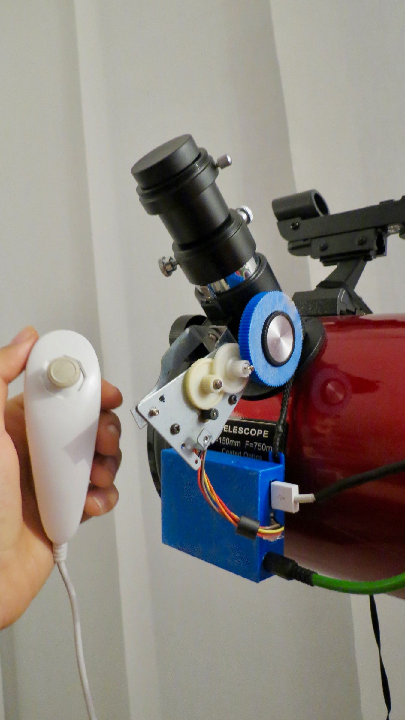 Nunchuck Controlled Telescope Focuser : 6 Steps (with Pictures ...