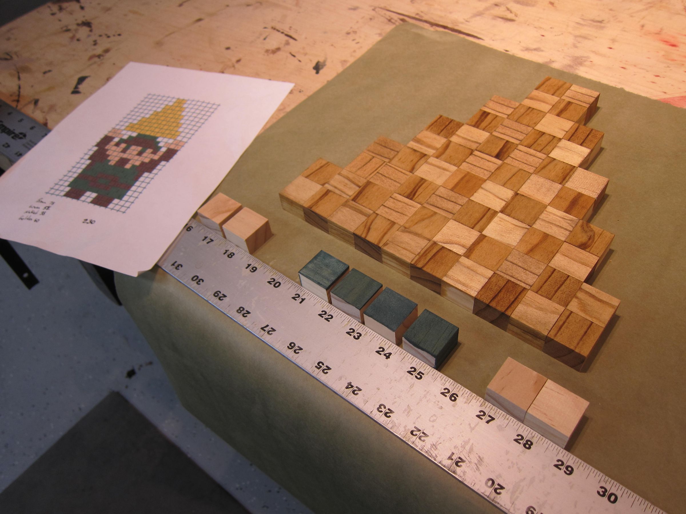 Stained Wood Pixel Art : 7 Steps (with Pictures) - Instructables