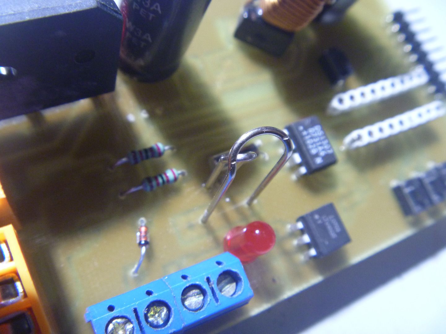 Coin Cell Battery Holder From Paperclip-vertical Mount on Pcb ...