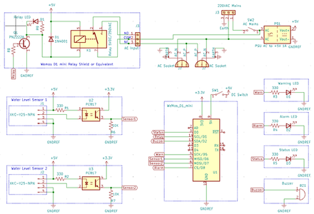 Water Tank Level Alarm & Pump Cutoff (ESP8266 & MicroPython) : 8 Steps ...
