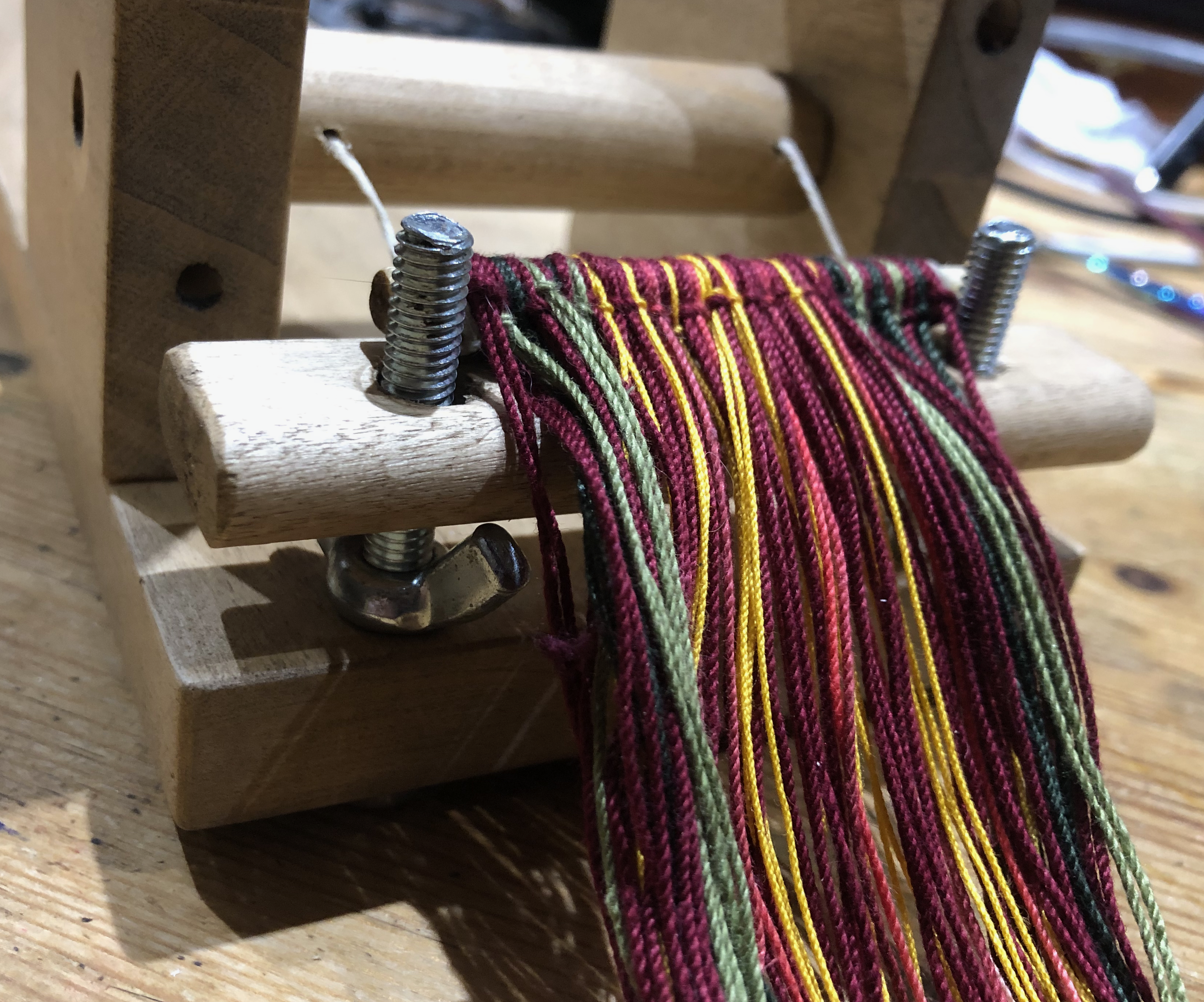DIY Weaving Loom From IKEA BEKVÄM Spice Rack : 7 Steps (with Pictures ...
