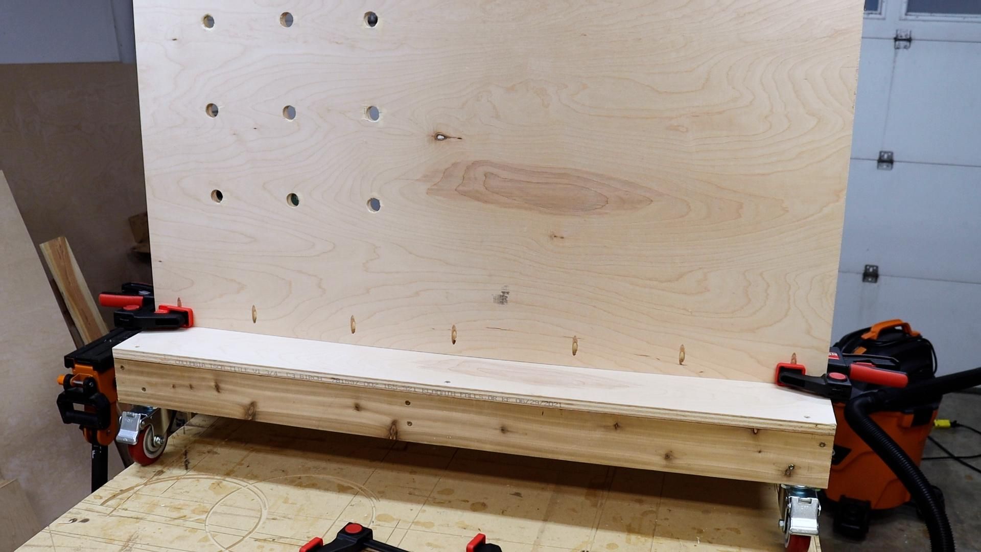 DIY Mobile Plywood and Lumber Storage Cart | Only 1 Sheet of Plywood ...