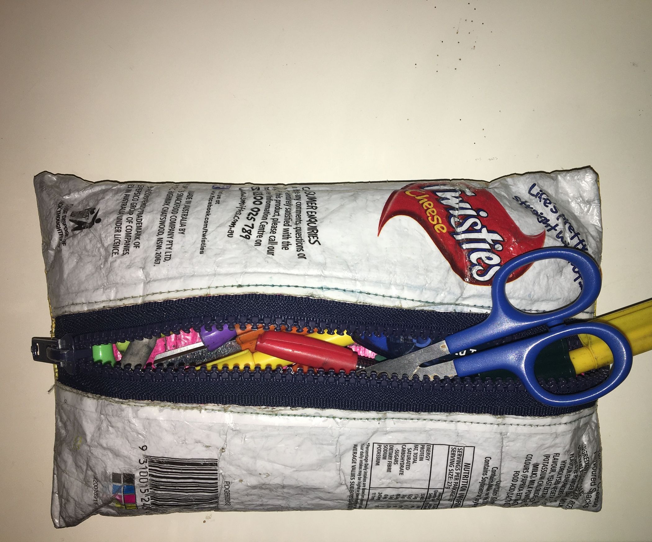Turn a Chip Packet Into a Pencil Case! : 5 Steps - Instructables