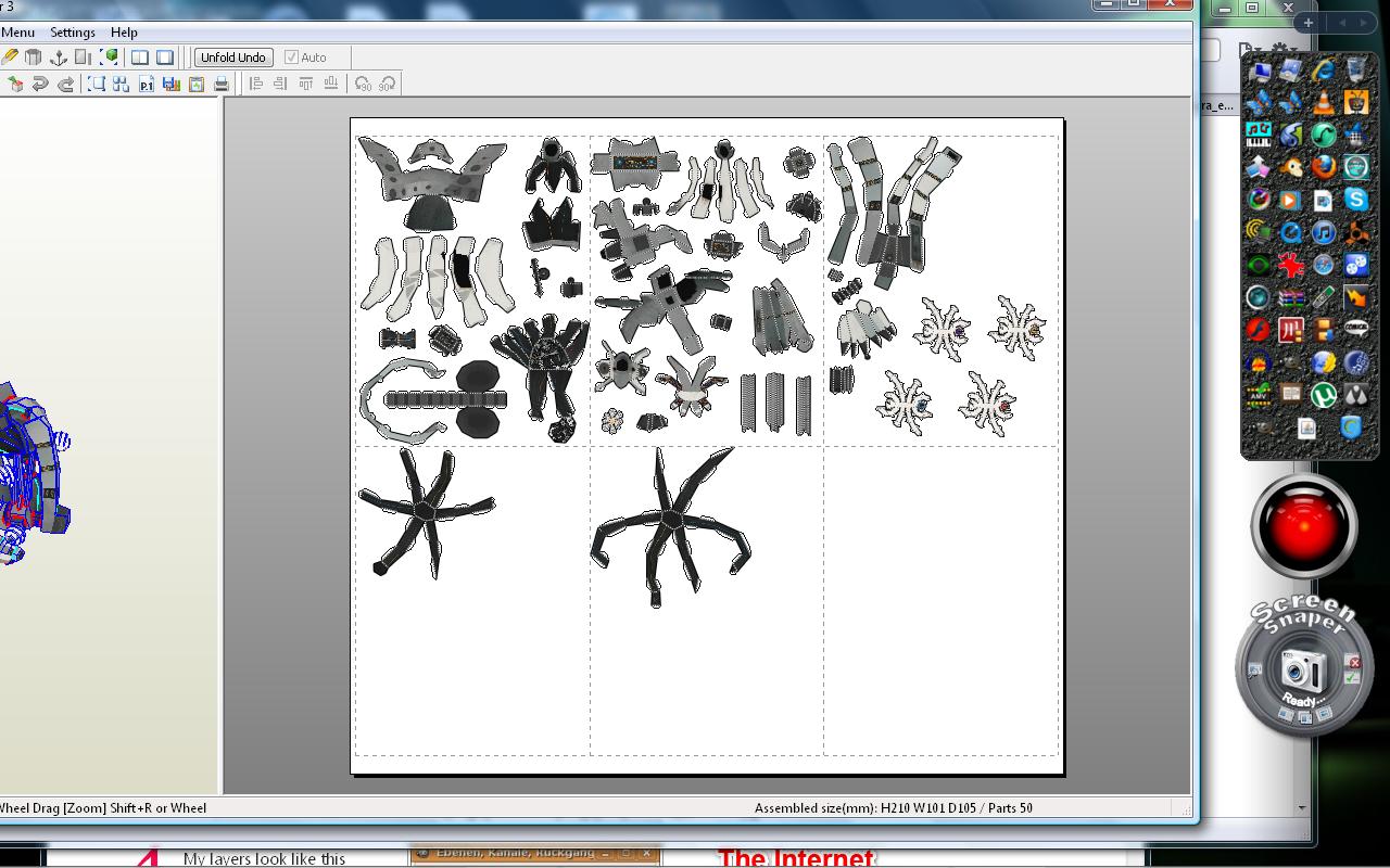 Full Scale GLaDOS Papercraft Replica : 14 Steps (with Pictures ...