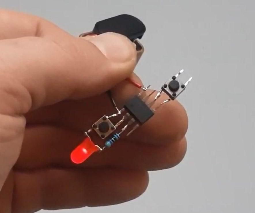 Simple Click on Click Off Circuit : 6 Steps (with Pictures) - Instructables