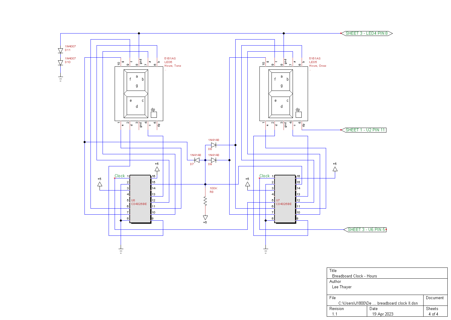 24 Hour Digital Clock (non Microcontroller) : 6 Steps (with Pictures ...
