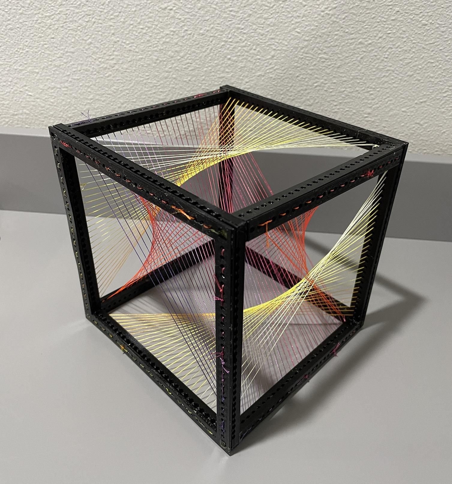 Geometric String Art in Cubes : 7 Steps (with Pictures) - Instructables