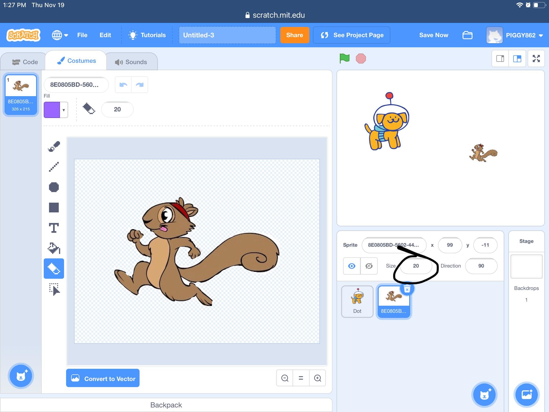 SQUIRREL! (Scratch Game) : 6 Steps - Instructables
