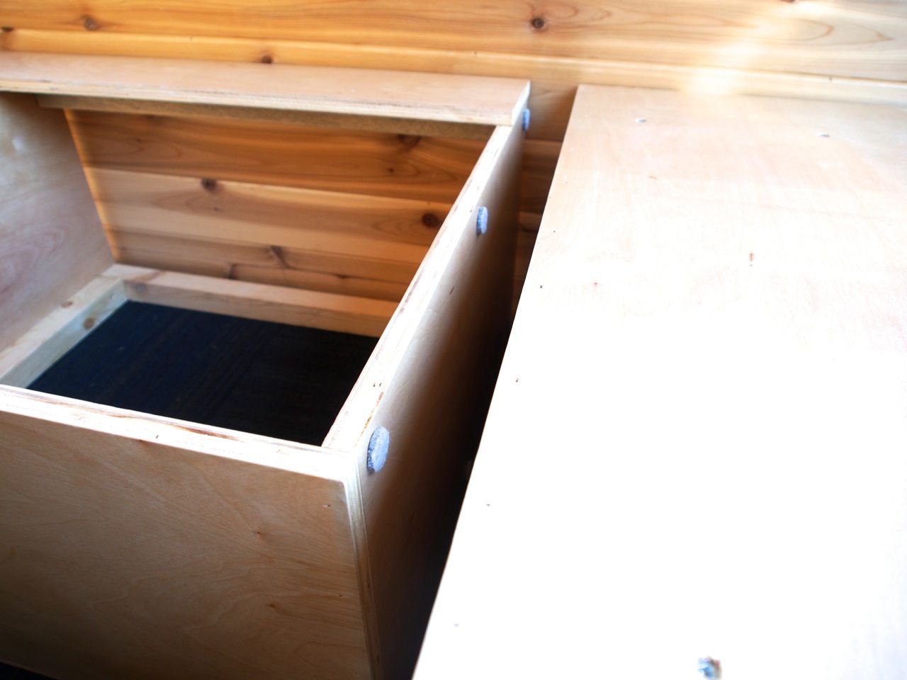 Bed, Table, and Benches for Camper Van - All in One! : 19 Steps (with ...