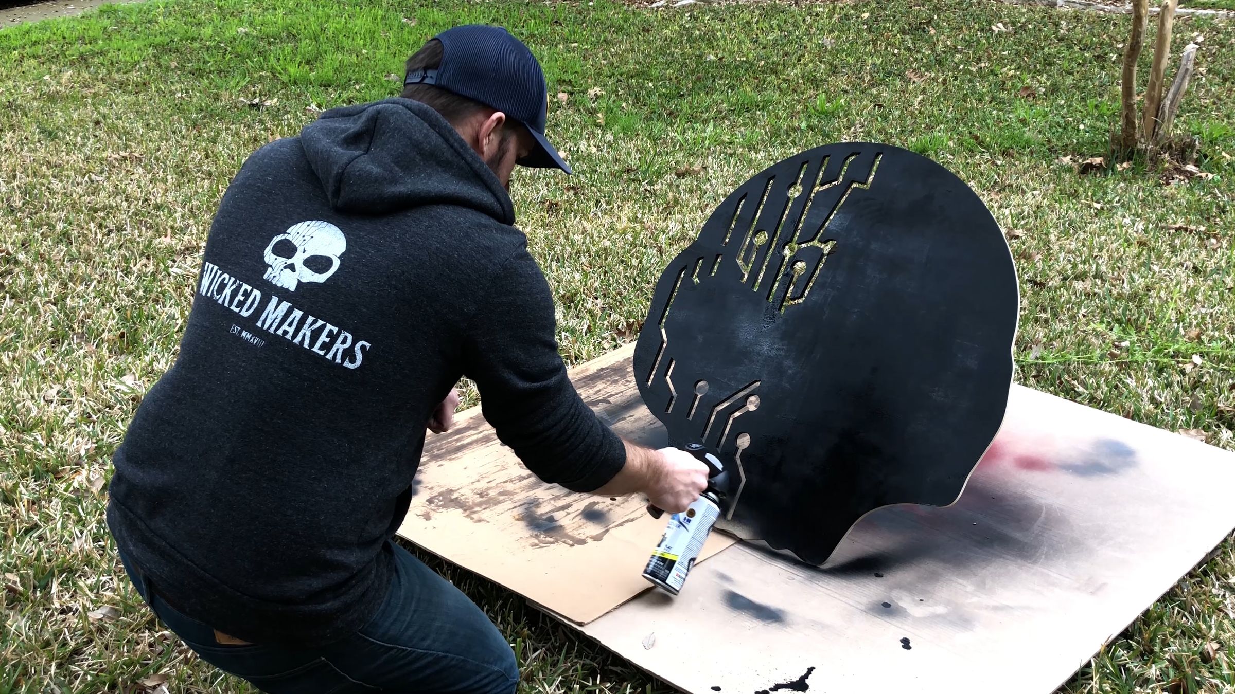 Giant Backlit LED Skull Sign : 10 Steps (with Pictures) - Instructables
