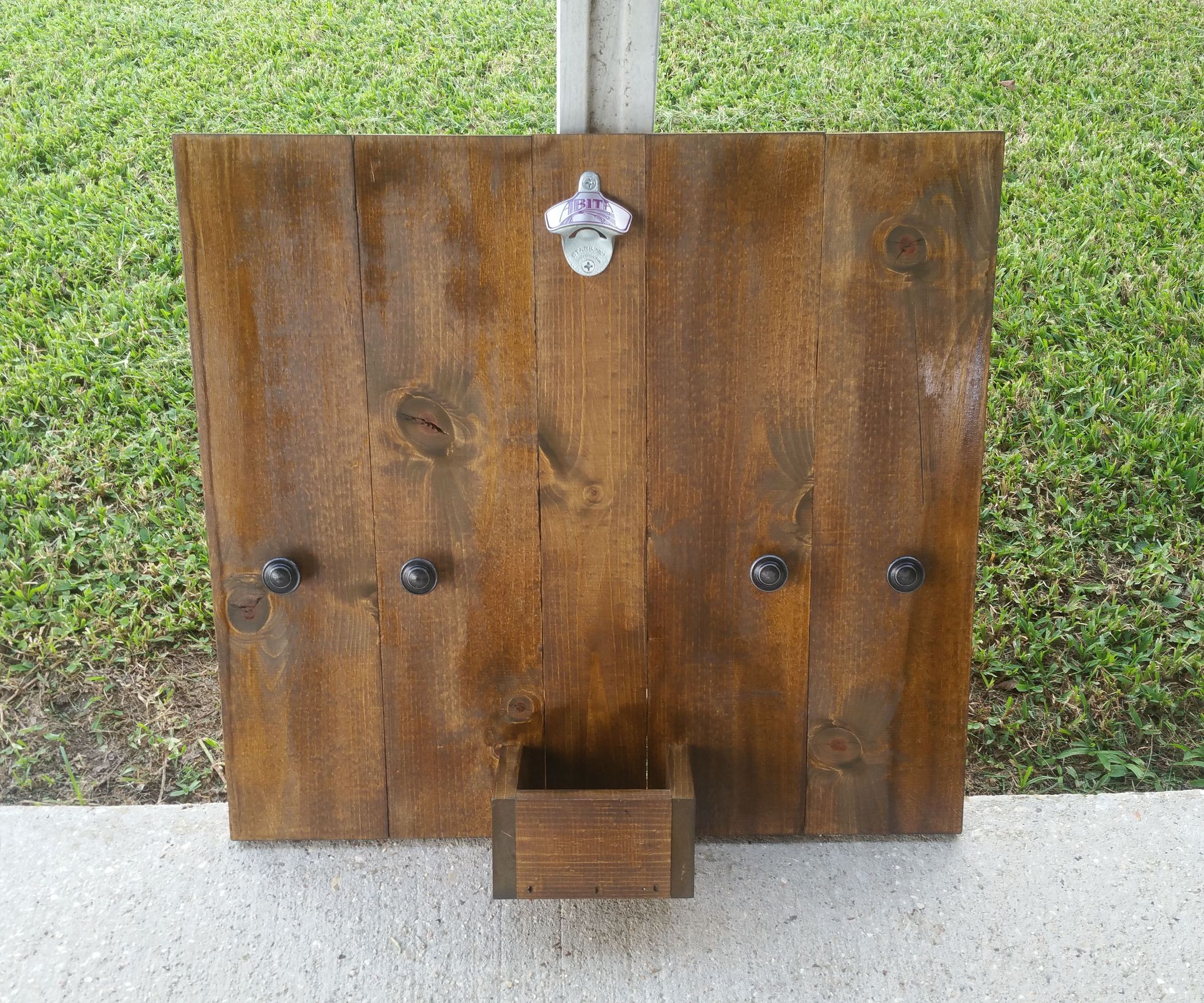 BBQ Tool Rack and Bottle Cap Opener Station : 4 Steps (with Pictures ...