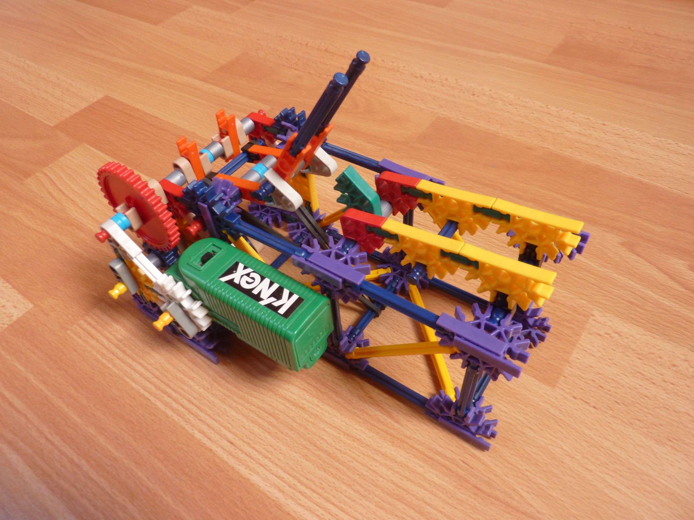 Jump Lift, a Knex Ball Machine Lift : 7 Steps - Instructables