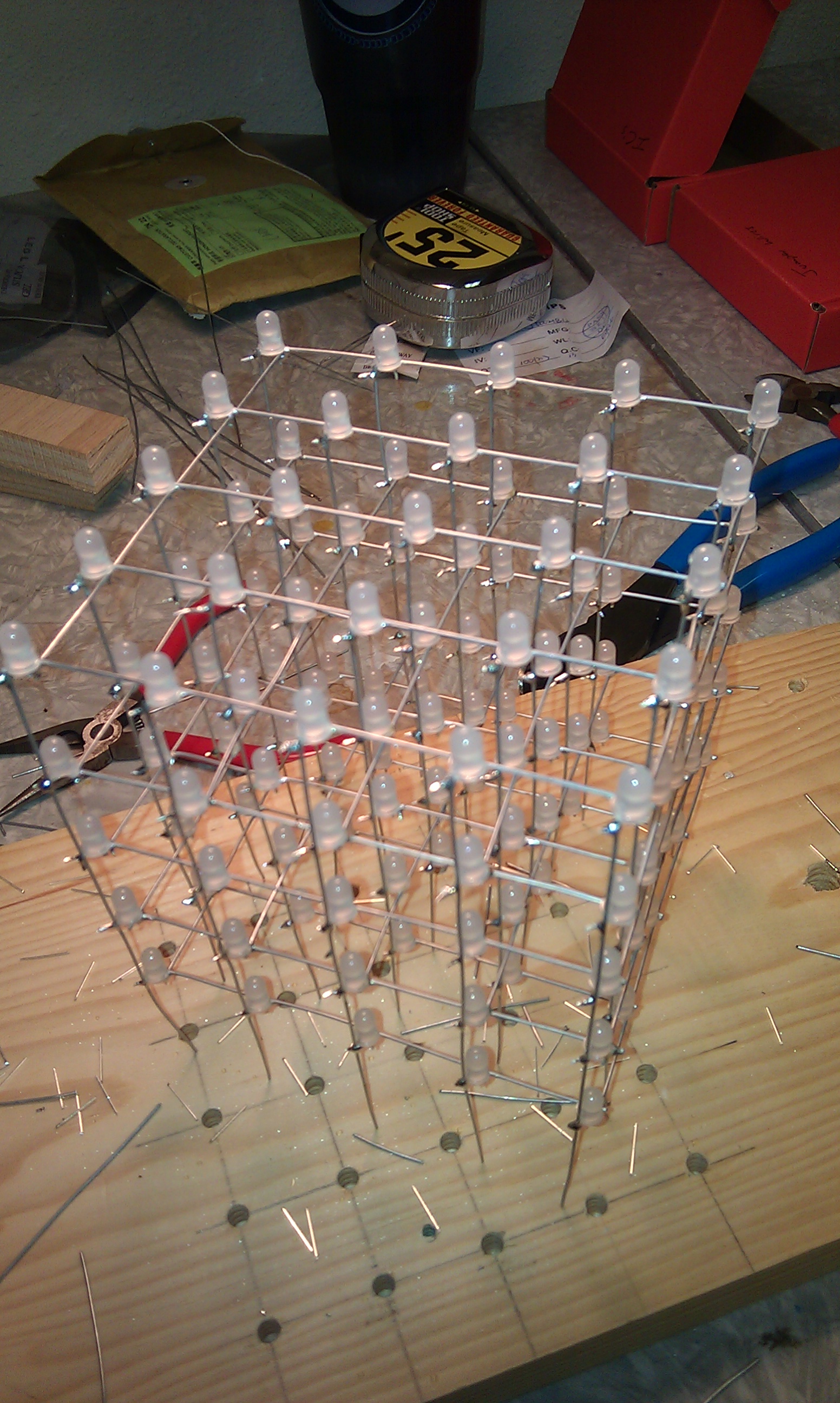 LED Cube With Arduino and Custom PCB : 8 Steps - Instructables