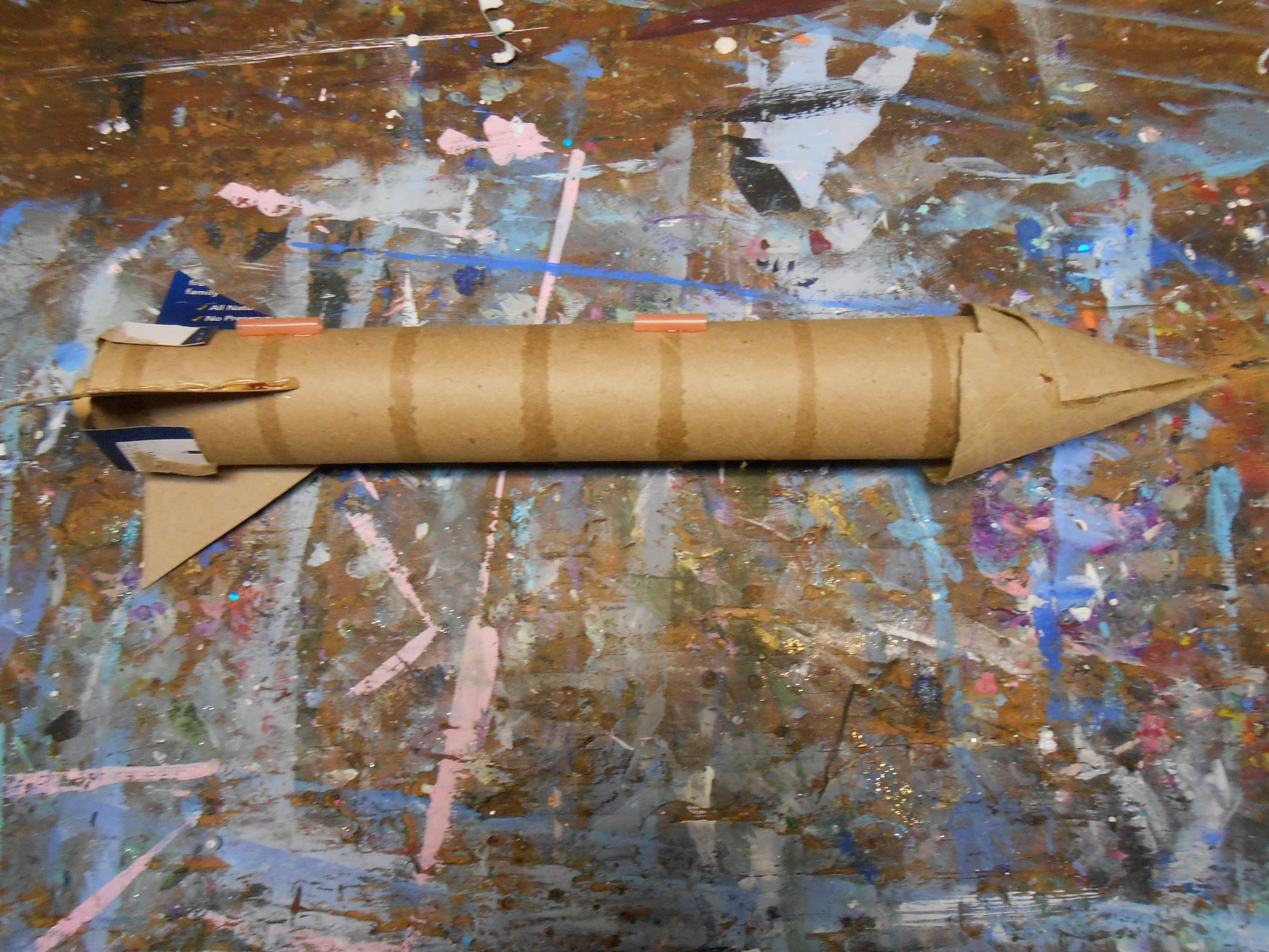 Paper Towel Roll Model Rocket : 4 Steps - Instructables