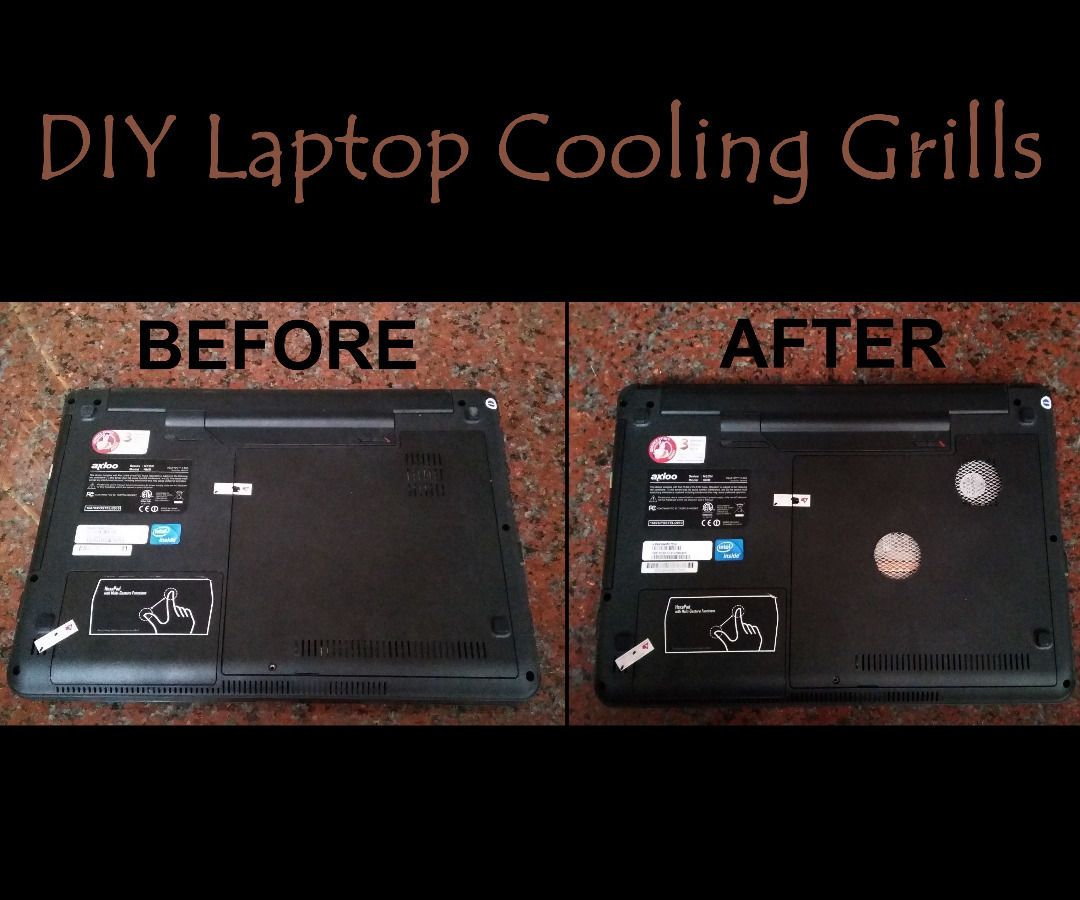DIY Laptop Cooling Grills : 5 Steps - Instructables