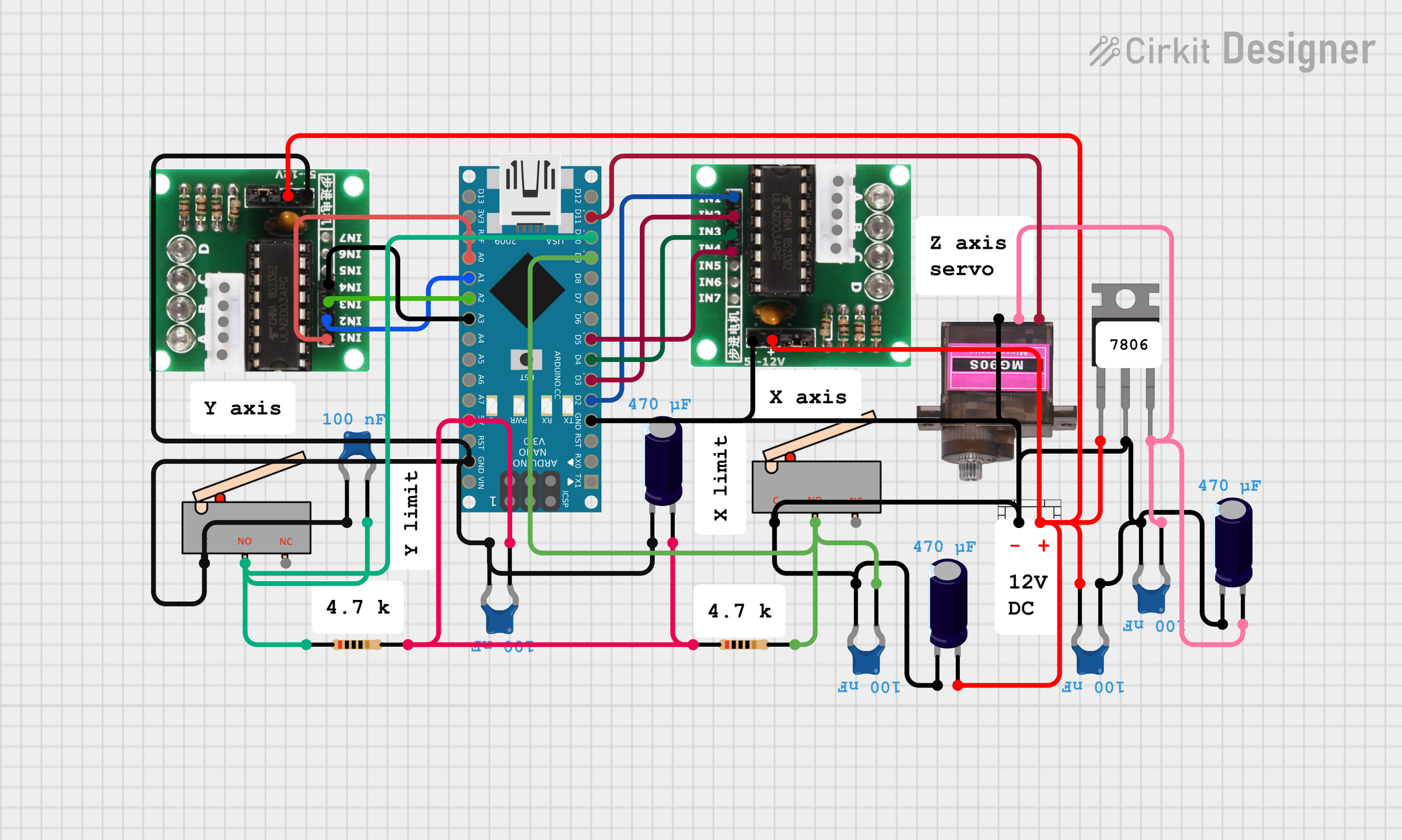 DIY Arduino Based Pen Plotter Using 28byj-48 Stepper Motor : 10 Steps ...