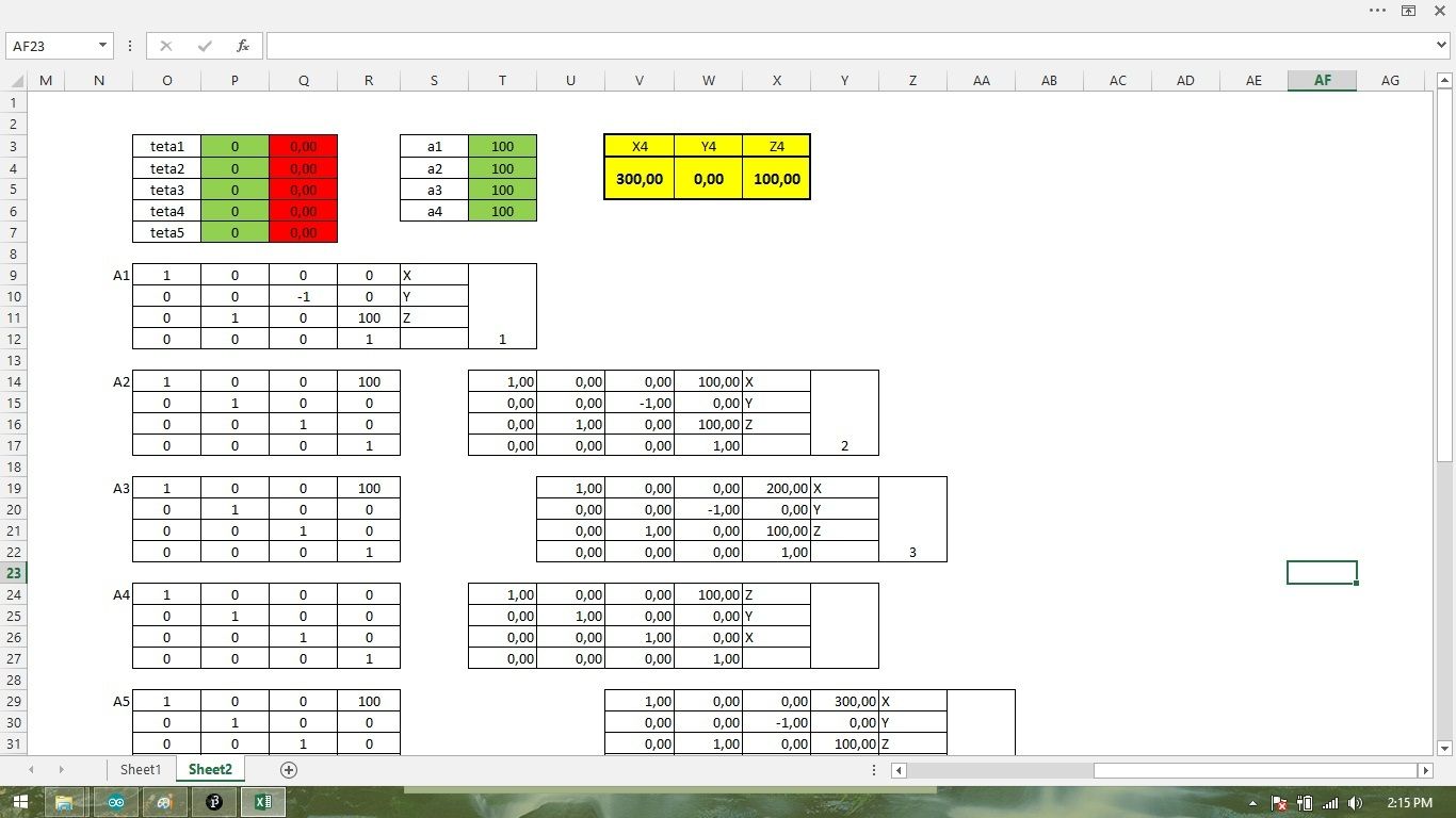 Forward Kinematic With Excel, Arduino & Processing : 8 Steps ...