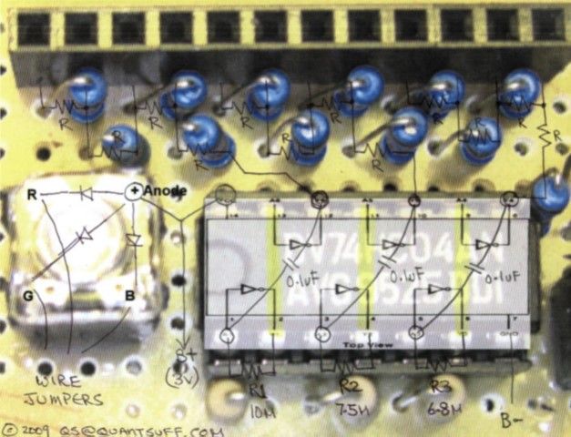 RGB LED Color Sequencer - Without a Microprocessor : 3 Steps ...