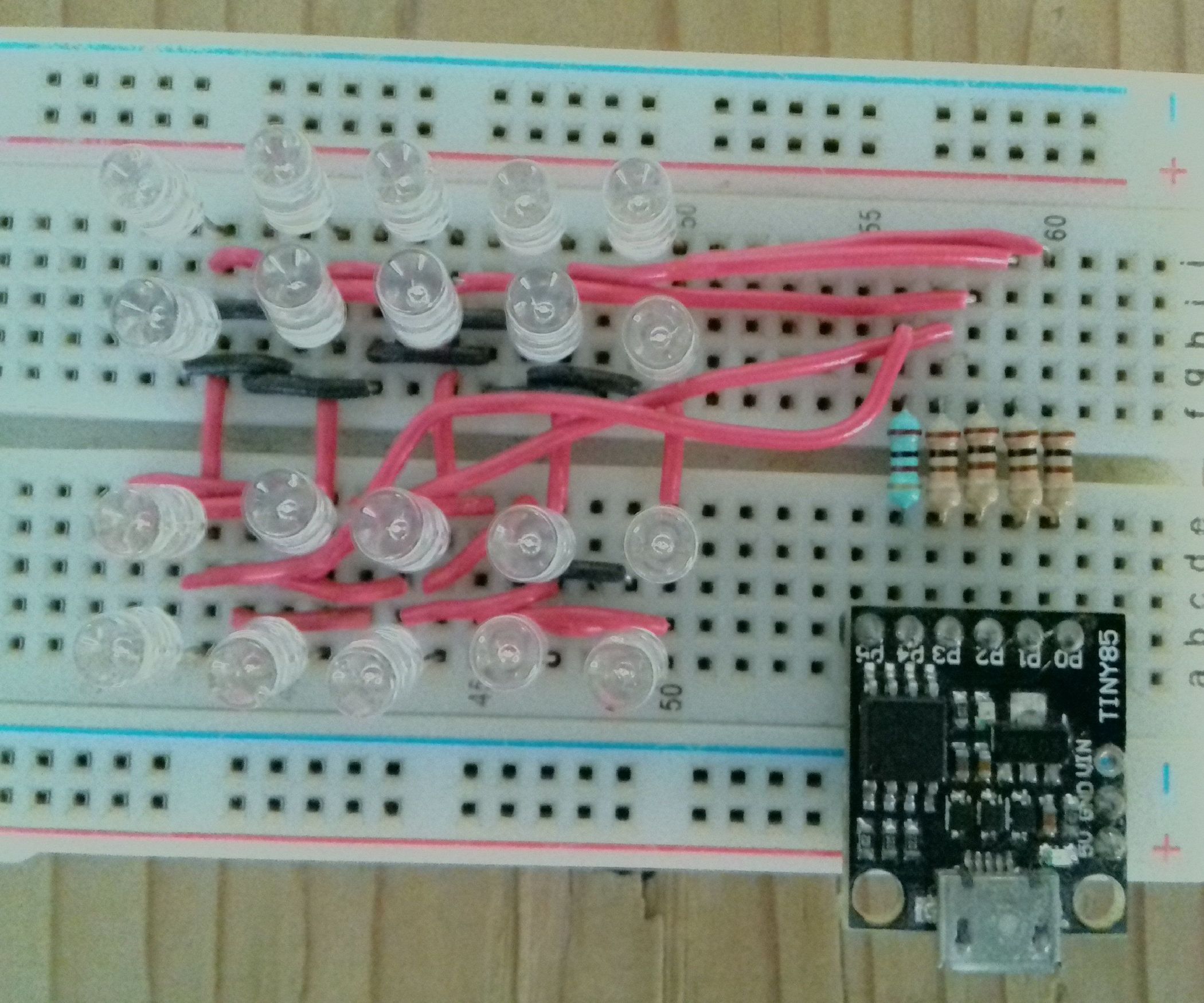 Matriz Led 5x4 Digispark : 3 Steps - Instructables