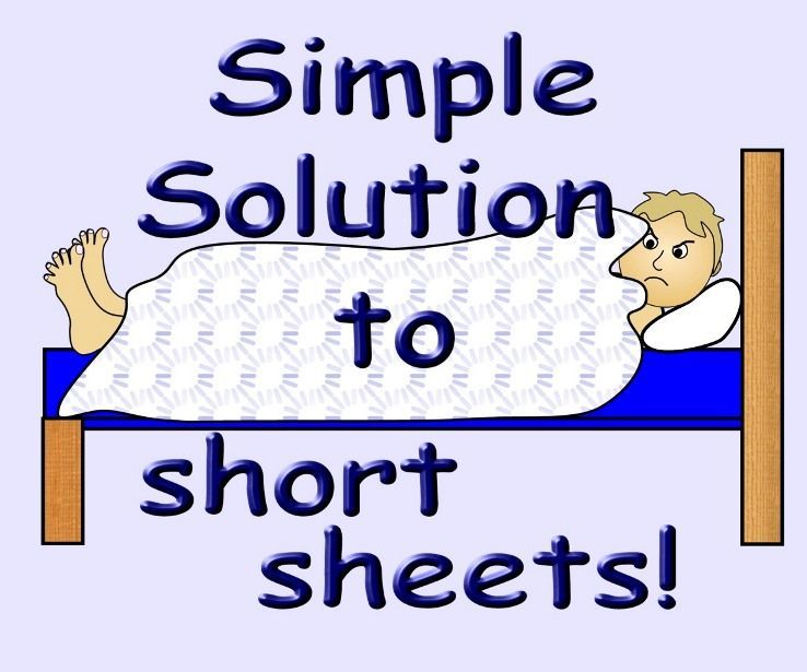 Simple Solution to Short Sheets : 6 Steps - Instructables