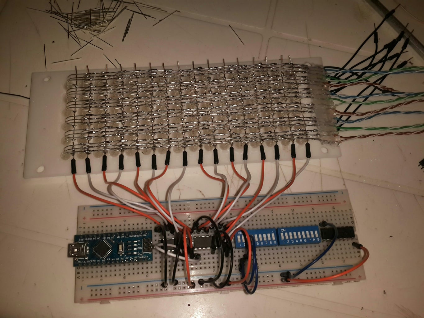 Rgb Led Matrix Text Scroller 7 Steps Instructables