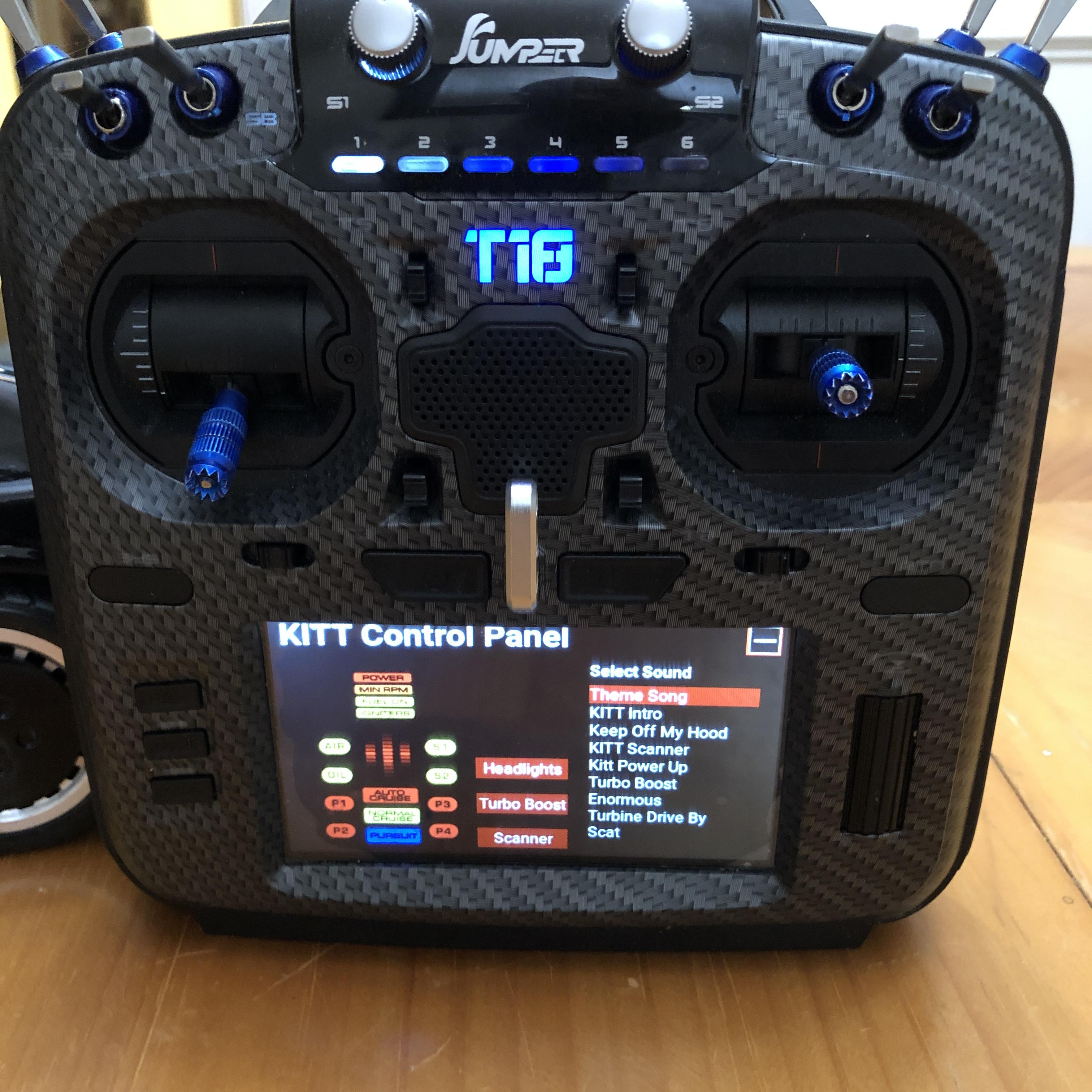 RC Knight Rider KITT Car With Touchscreen Lua Script (EdgeTX) Control ...