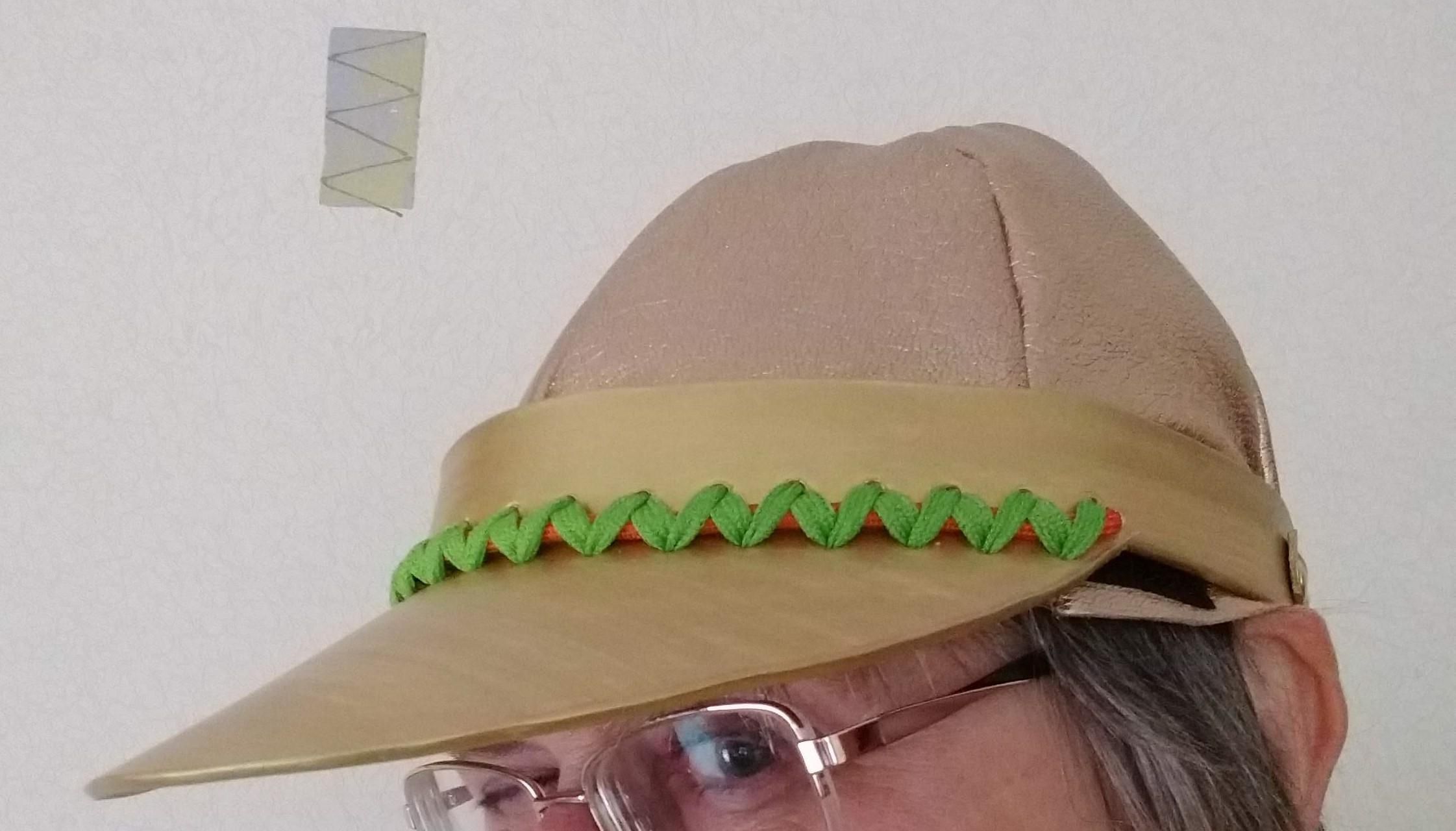 Two in One - Leather Sun Visor With Detachable Hat : 15 Steps (with ...